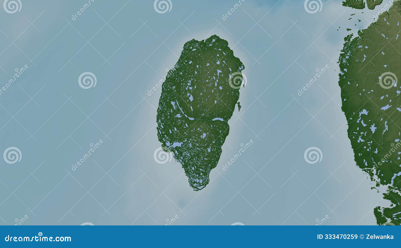 Mansel Island. Canada. Physical Stock Illustration - Illustration of ...