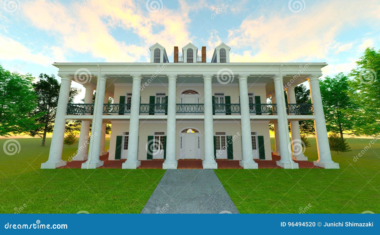 Mansion stock photo. Image of mansion, luxury, property - 96494520