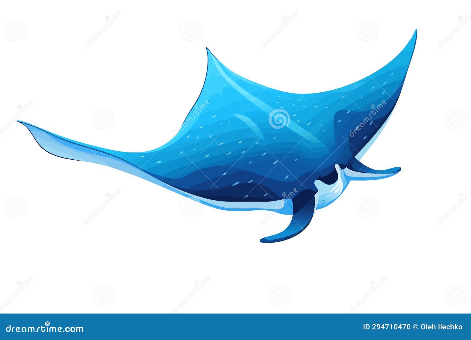Manta Ray Vector Flat Minimalistic Isolated Vector Style Illustration ...