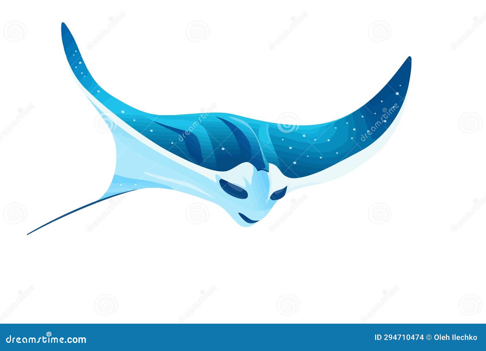 Manta Ray Vector Flat Minimalistic Isolated Vector Style Illustration ...