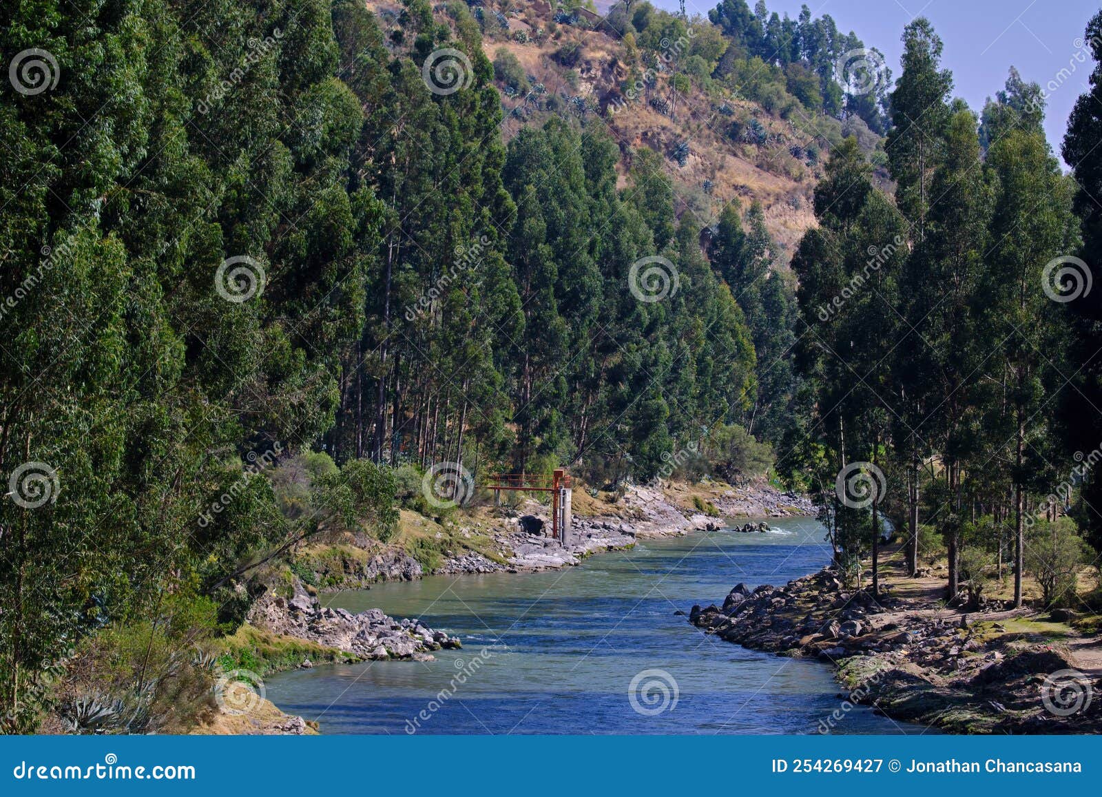 Mantaro River stock image. Image of countryside, dense - 254269427