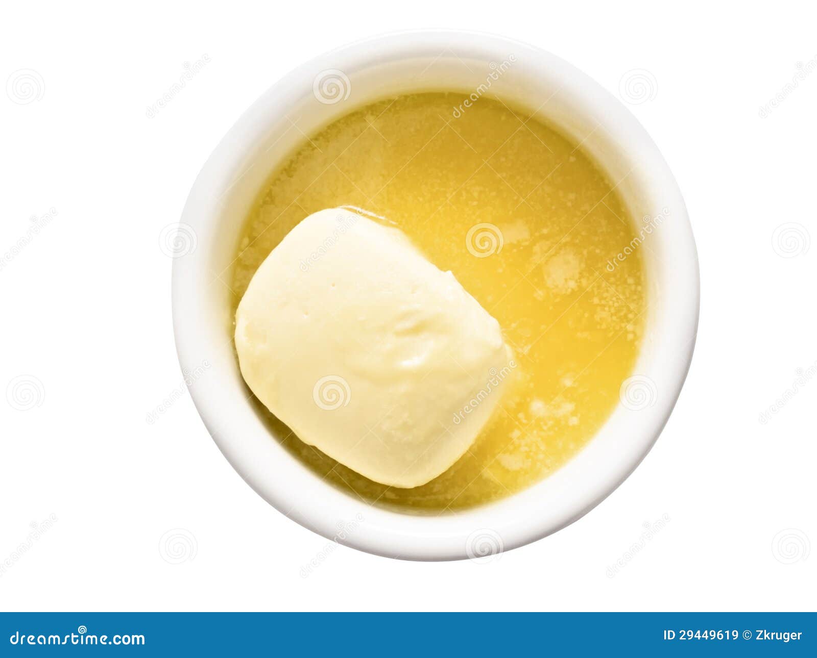 Manteiga derretida imagem de stock. Imagem de isolado - 29449619