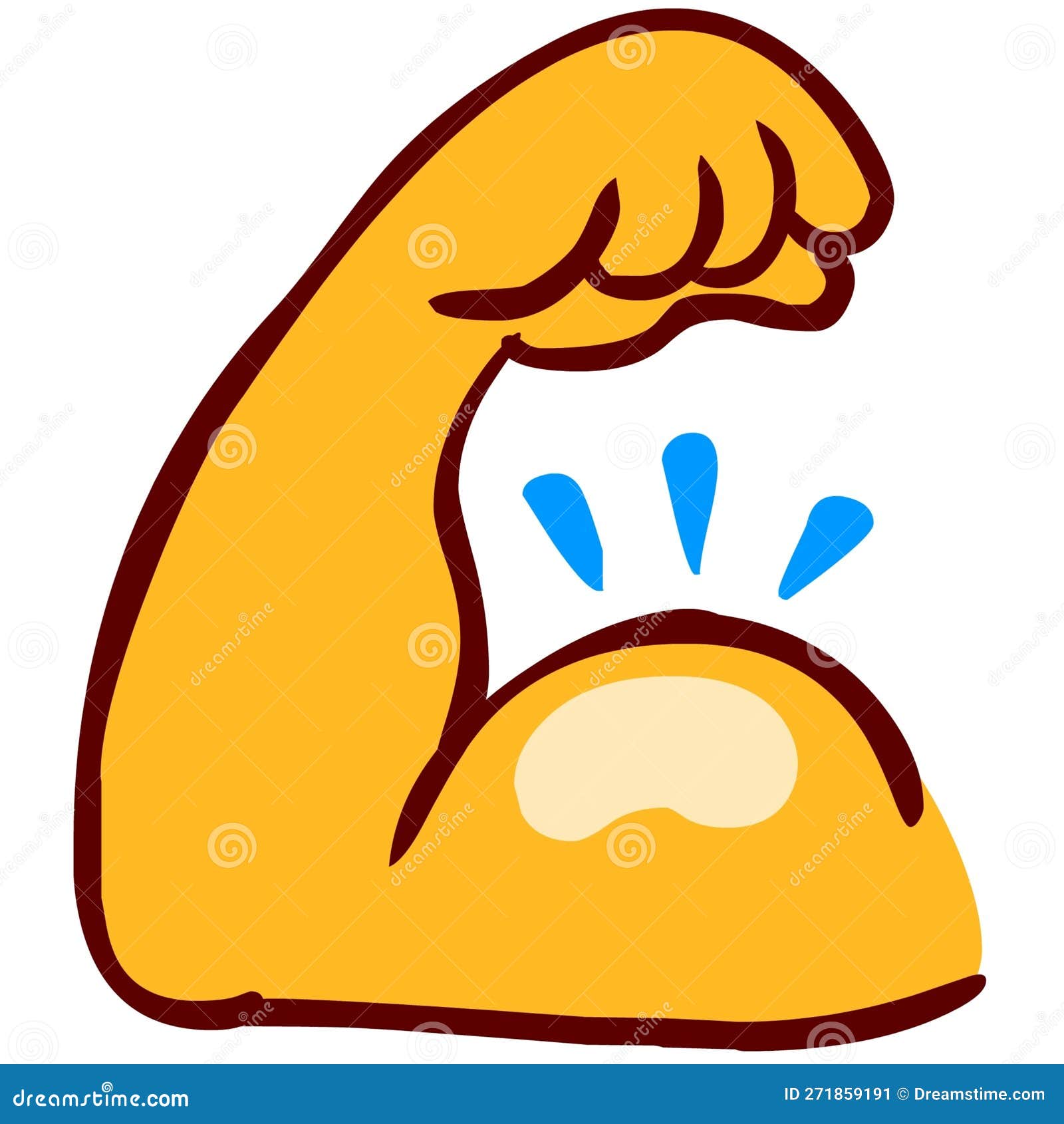 Mantener fuerte stock de ilustración. Ilustración de juguete - 271859191