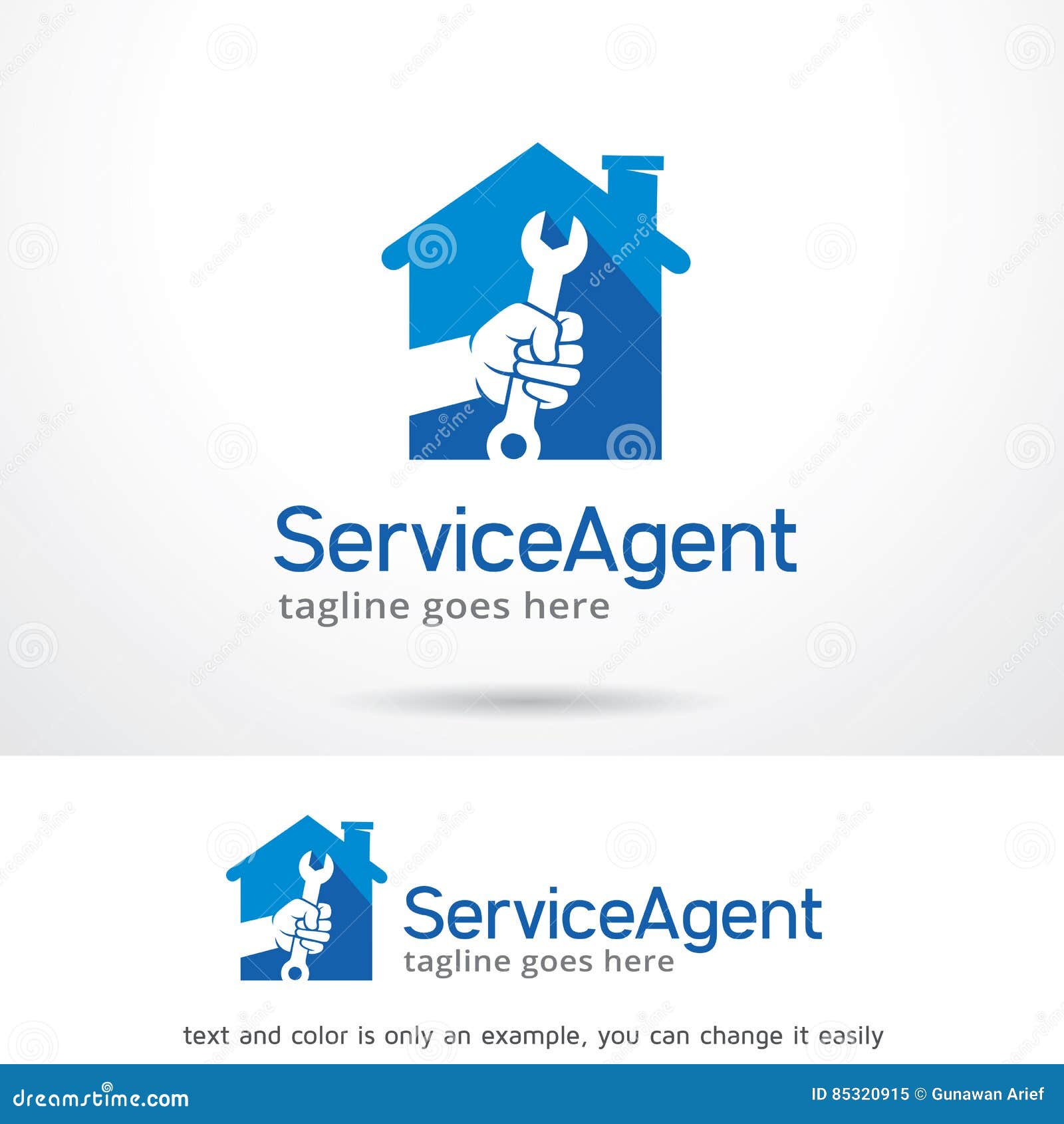 Mantenga Al Agente Logo Template Design Vector Ilustración del Vector ...