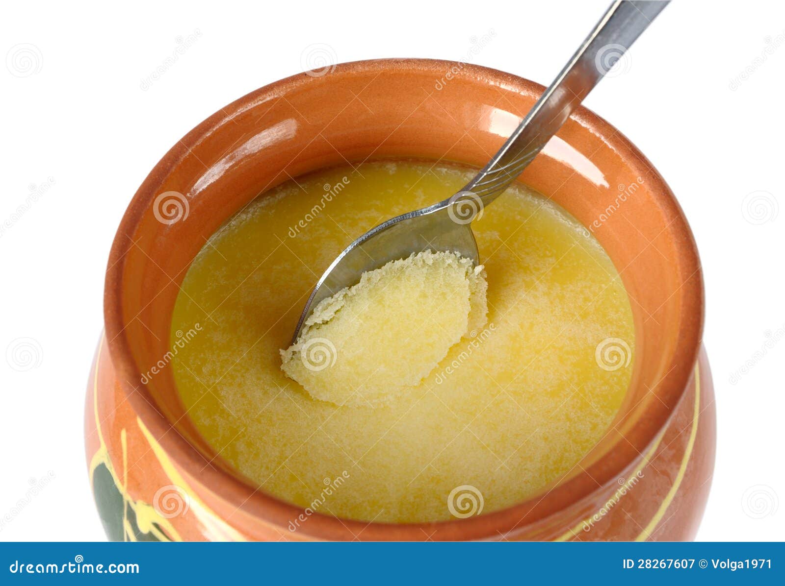 Mantequilla Derretida (mantequilla De Búfalo) Imagen de archivo ...