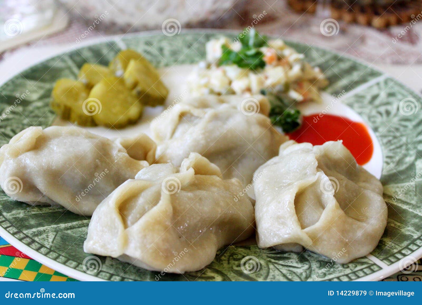 Manti stock image. Image of dough, dinner, boregi, kyrguz - 14229879