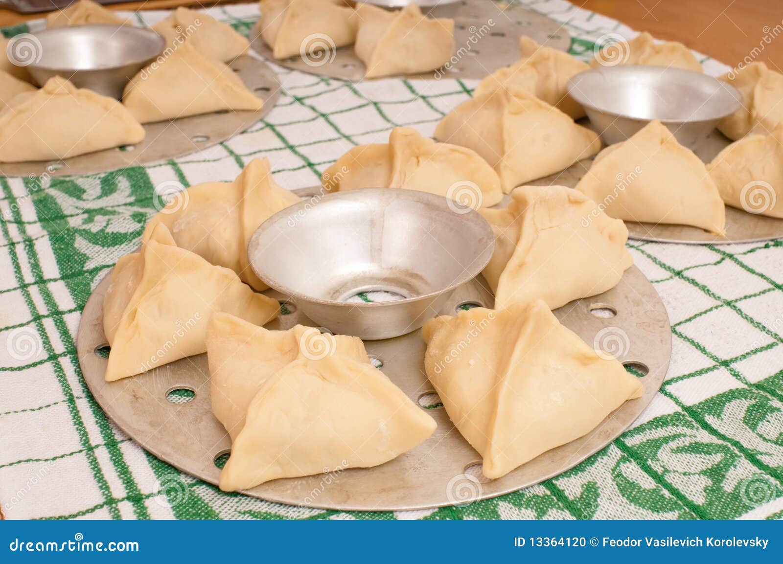 Manti (dumpling).Dish of the Asian Countries. Stock Photo - Image of ...