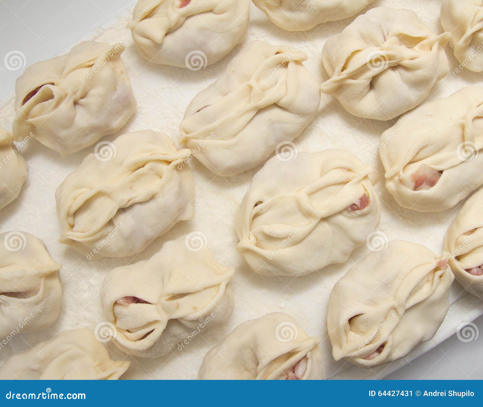 Manti stock image. Image of objects, potato, beef, inside - 64427431