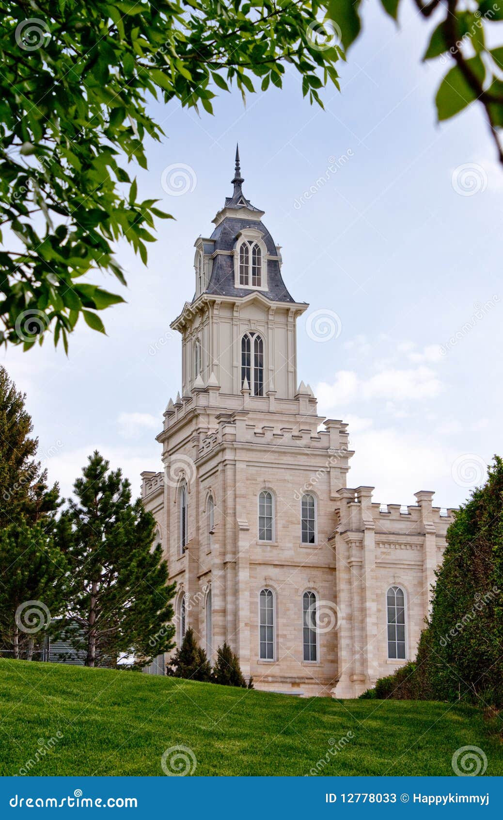 Manti Temple stock image. Image of christian, utah, architecture - 12778033