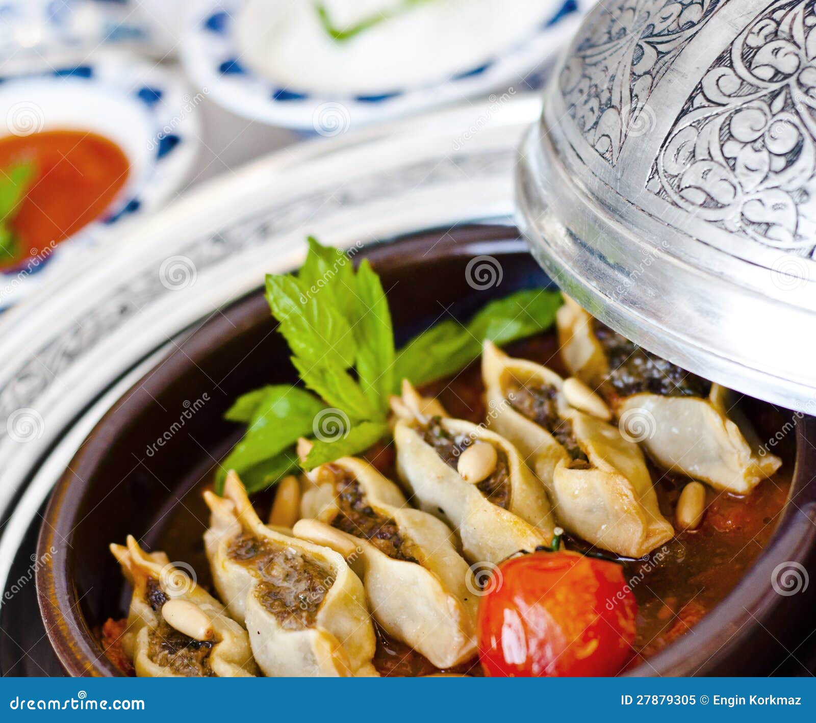 Manti, Turkish ravioli stock image. Image of empire, ornament - 27879305