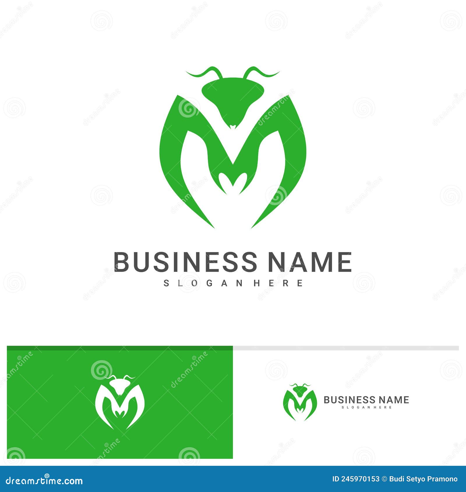 Mantis Logo Vector Template, Creative Mantis Logo Design Concepts Stock ...