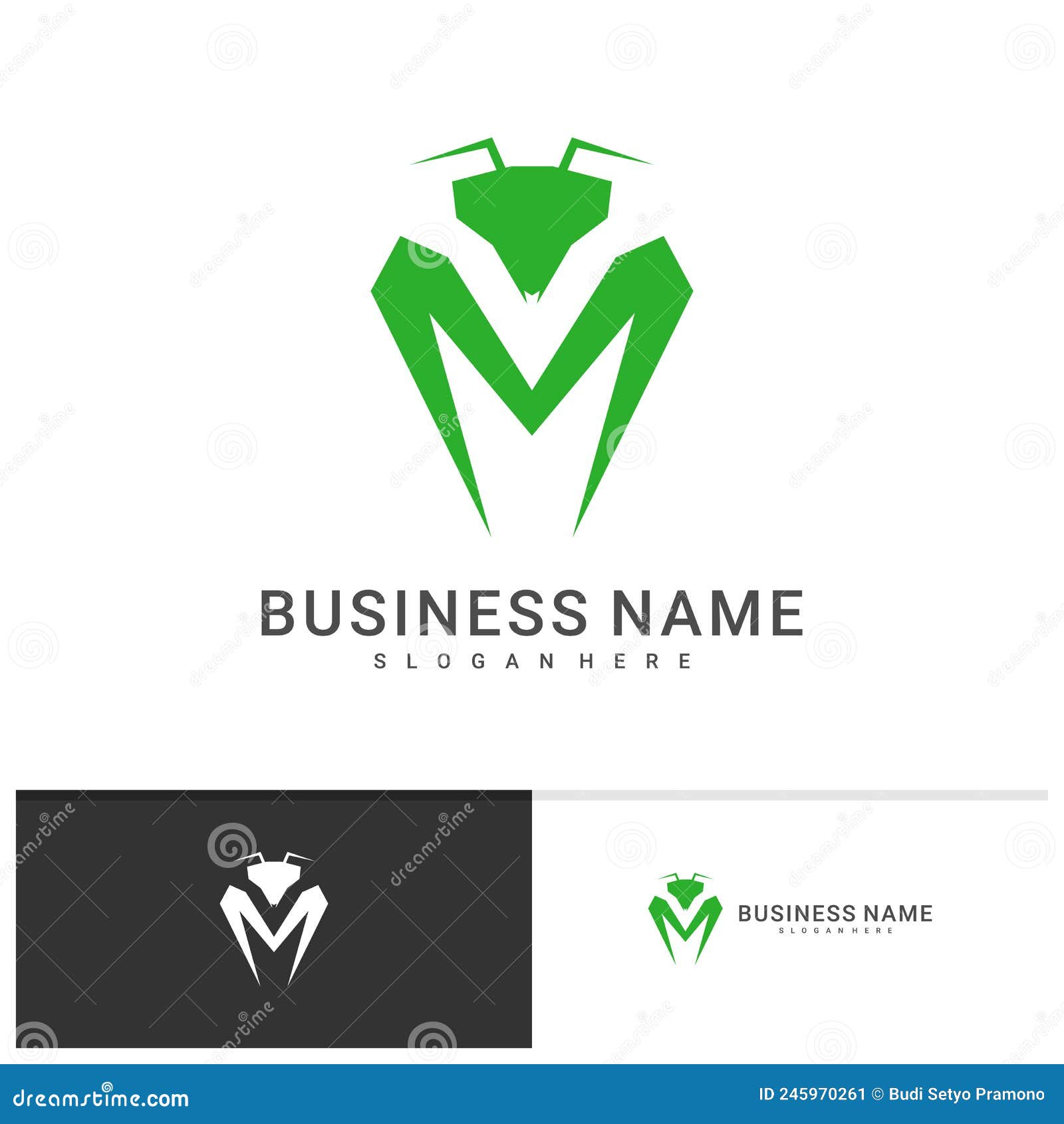 Mantis Logo Vector Template, Creative Mantis Logo Design Concepts Stock ...