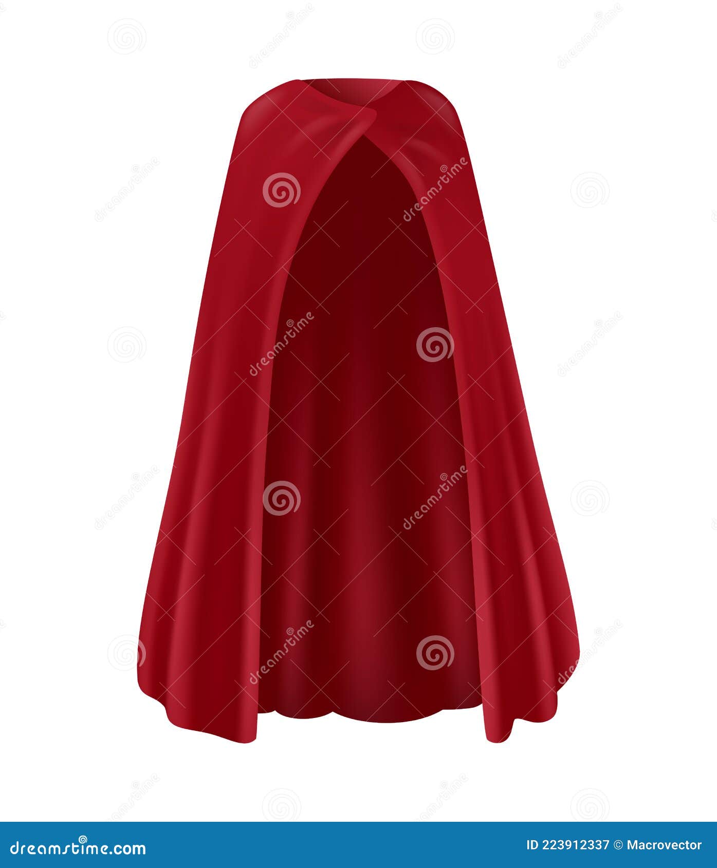 Mantle Realistic Illustration Stock Vector - Illustration of cloak ...