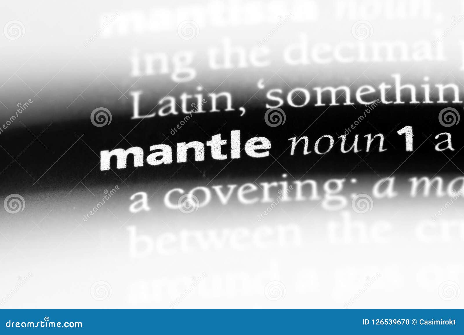 Mantle stock photo. Image of writing, closeup, dictionary - 126539670
