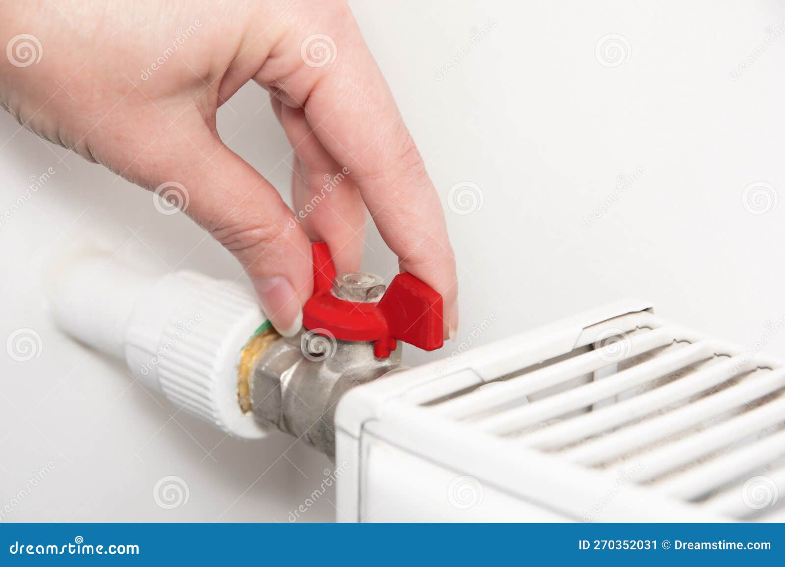 Manual Heating Controller With Red And Blue Arrows In Fire And Ice ...