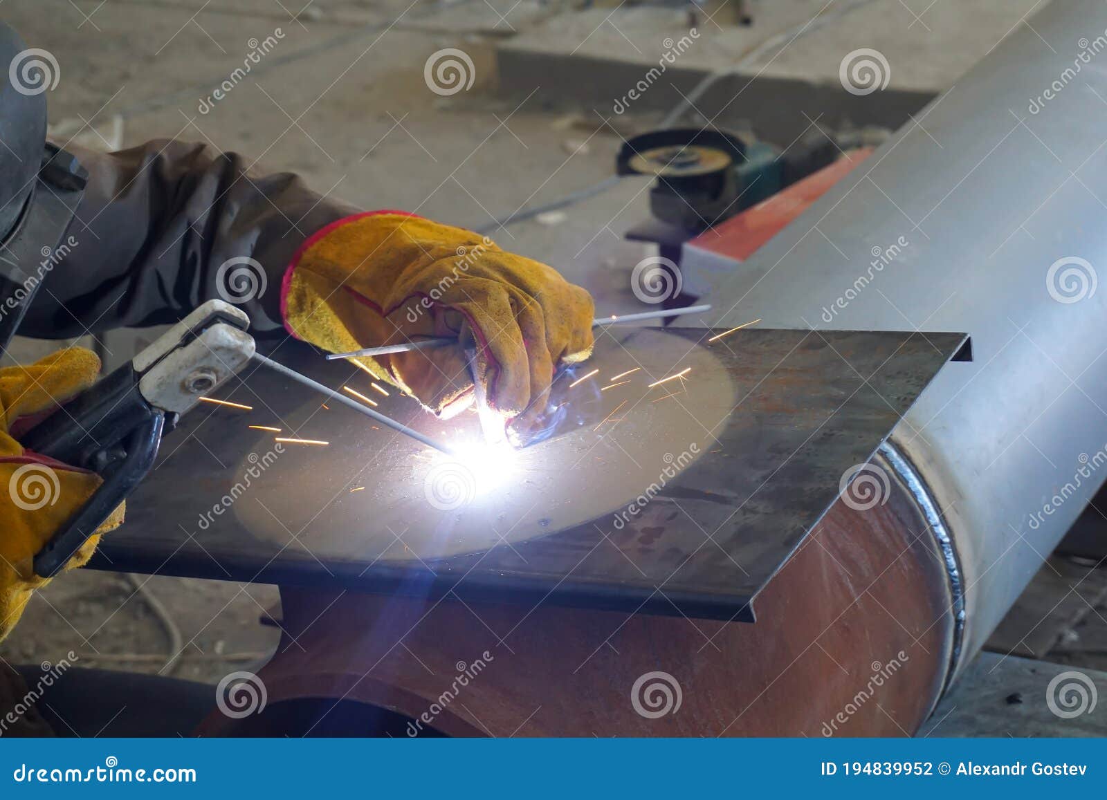 Manual Arc Welding of Technological Pipelines and Metal Structures for ...