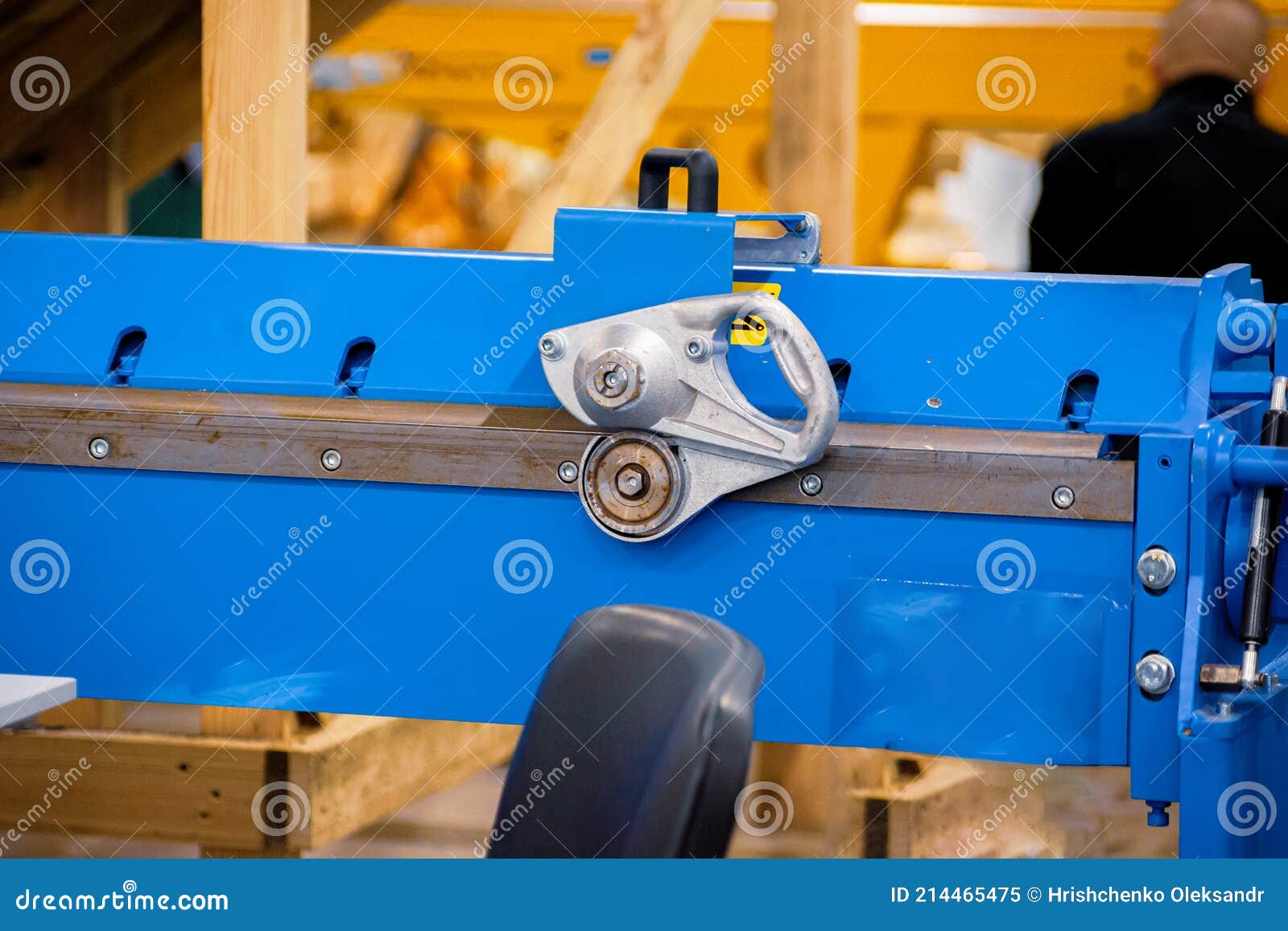 Manual Bending Machine with Roller Knife Stock Image - Image of ...