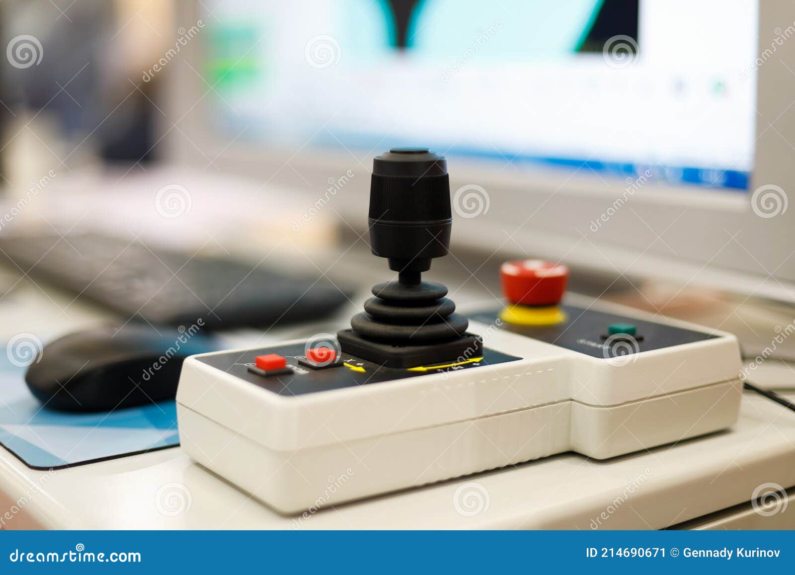 Manual Controller of Coordinate Measuring Machine Stock Image - Image ...