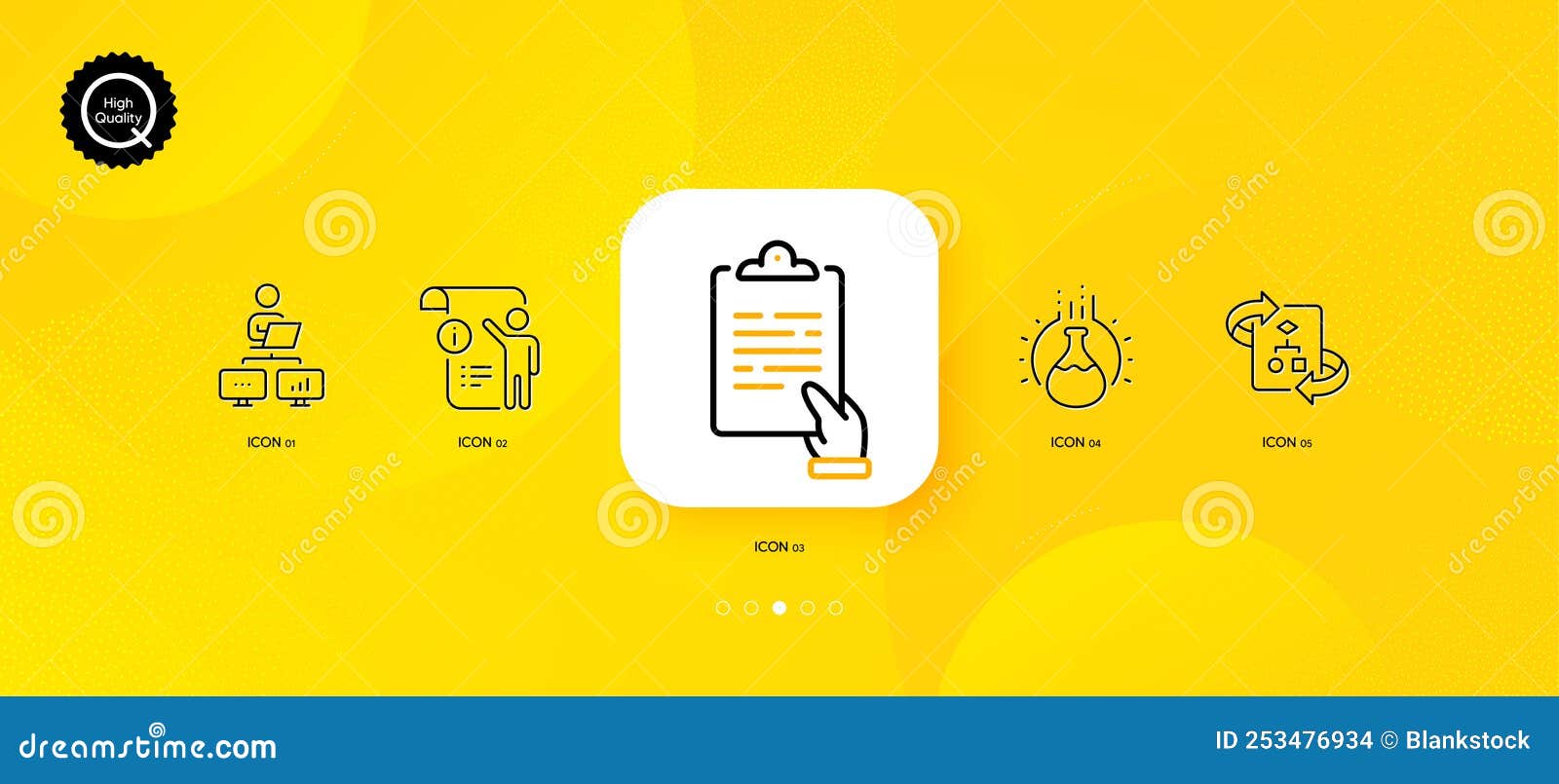 Manual Doc, Technical Algorithm and Chemistry Experiment Minimal Line Icons. for Web Application ...