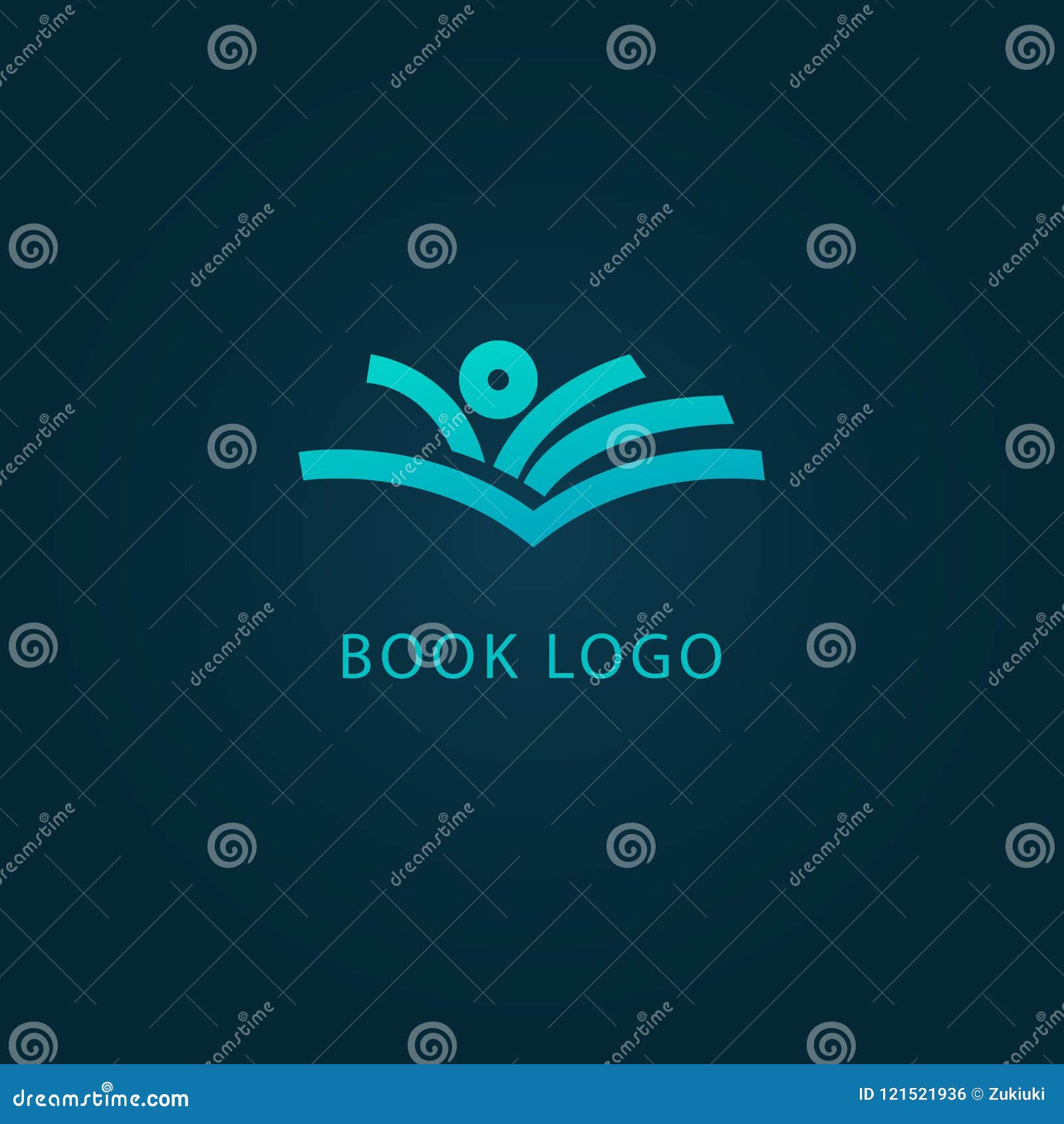 Vector Open Book and Man Logo. Education Concept for Design Template ...