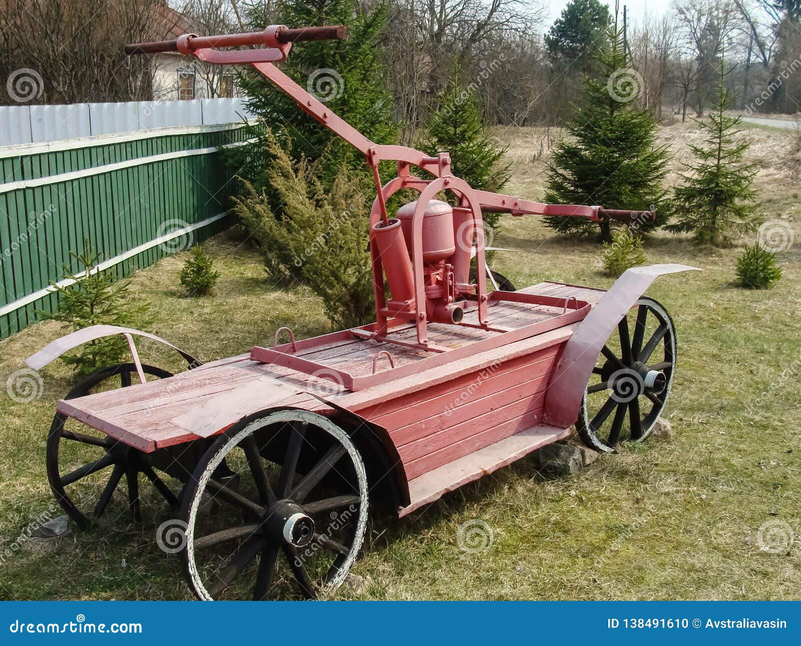 Manual fire pump stock photo. Image of extinguish, memory - 138491610