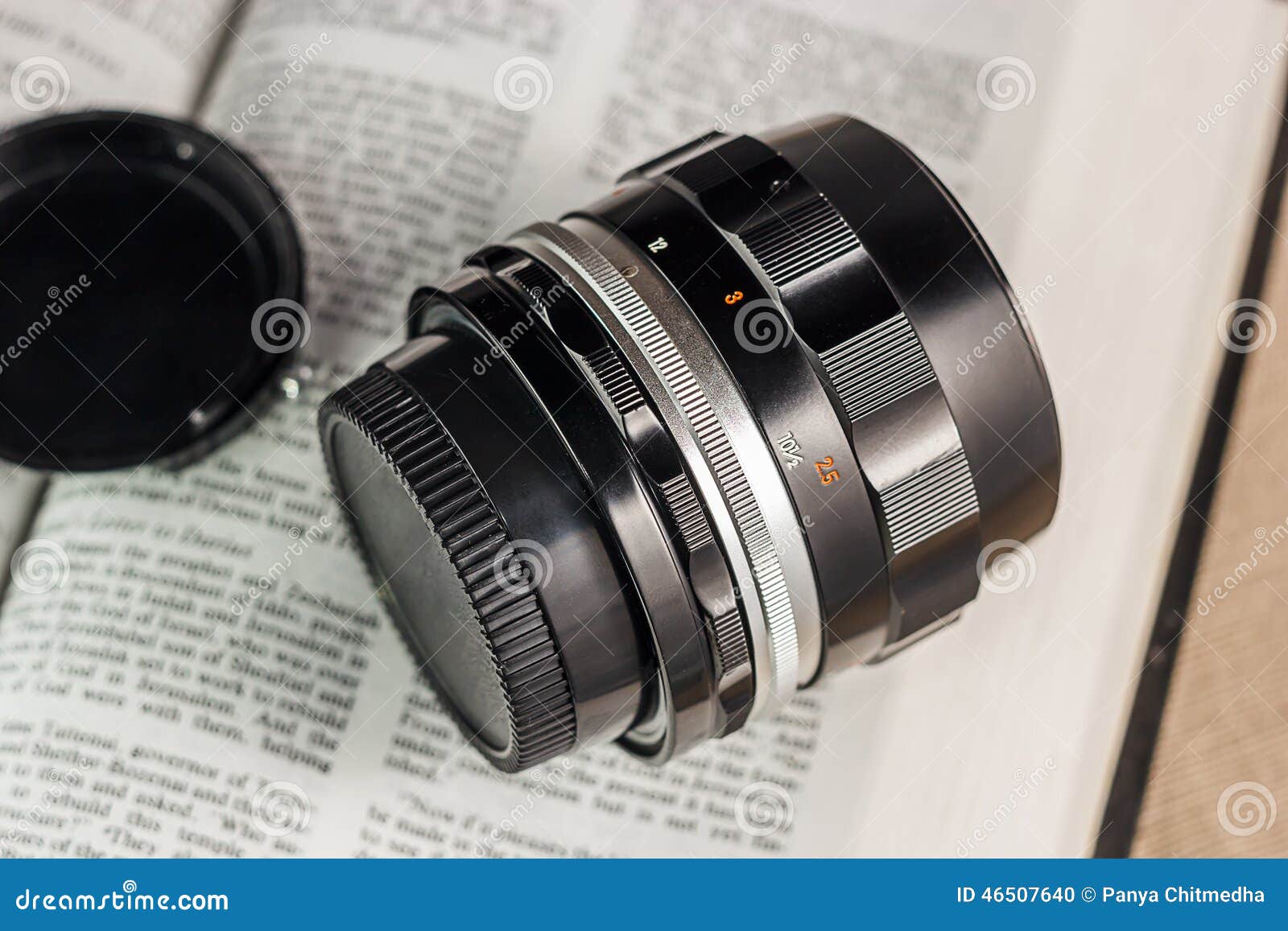Manual focus lens stock photo. Image of aperture, detail - 46507640