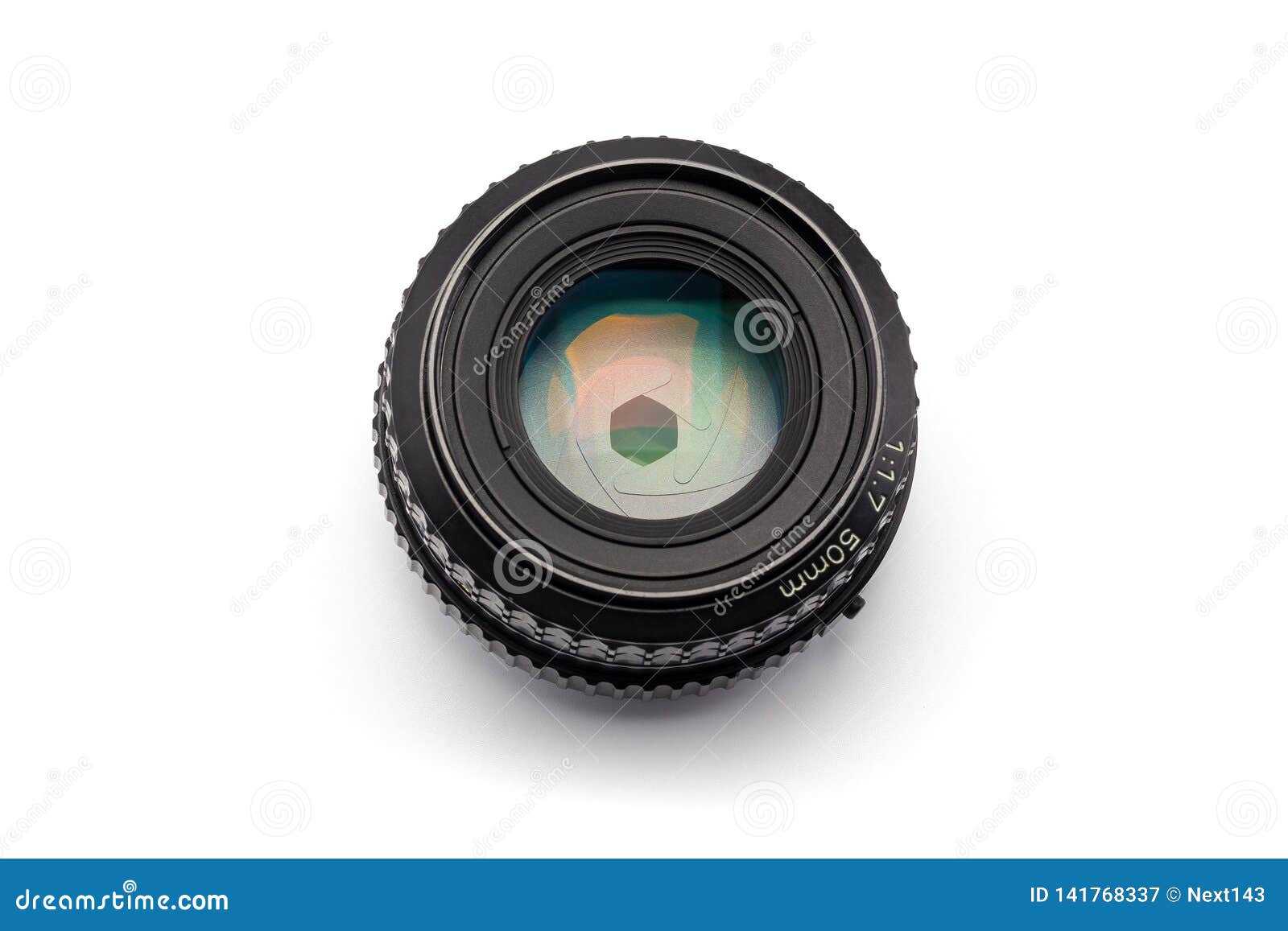 The Manual Focus 50mm F/1.7 Camera Lens with Middle Aperture Stock ...