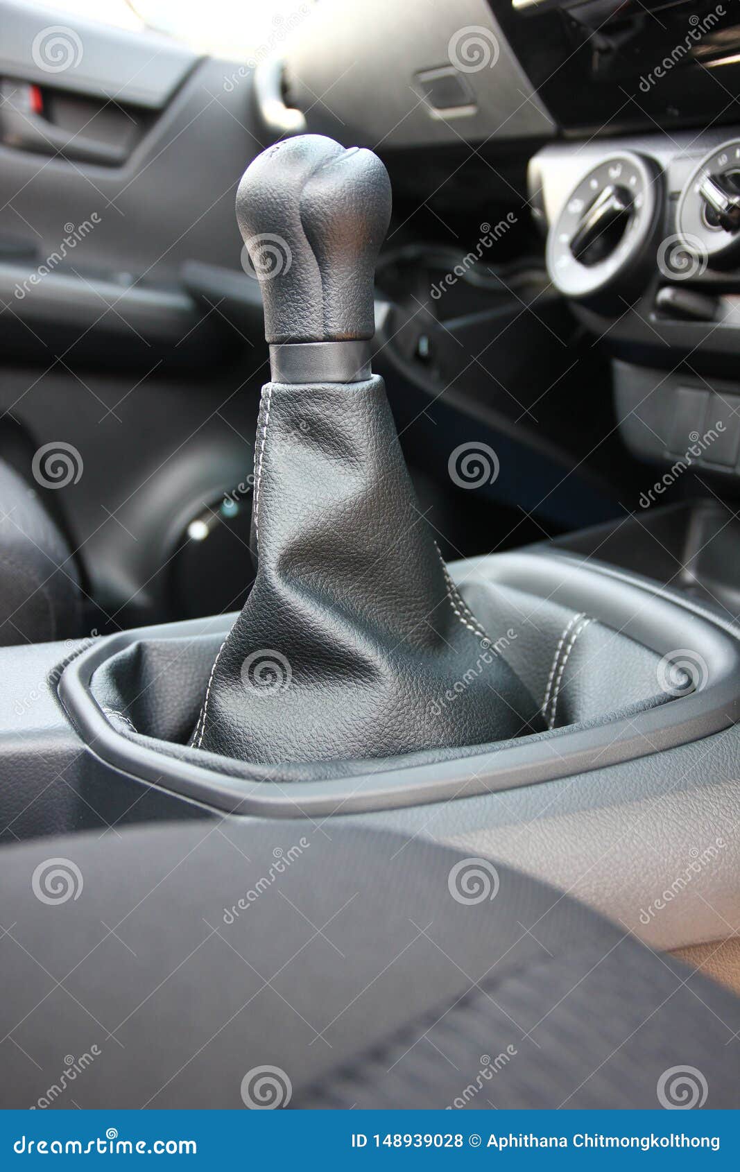 Manual gear in pick up . stock photo. Image of emergency - 148939028