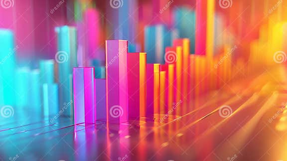 Manual Graphic Design Using Bar Charts To Display Numerical Data ...