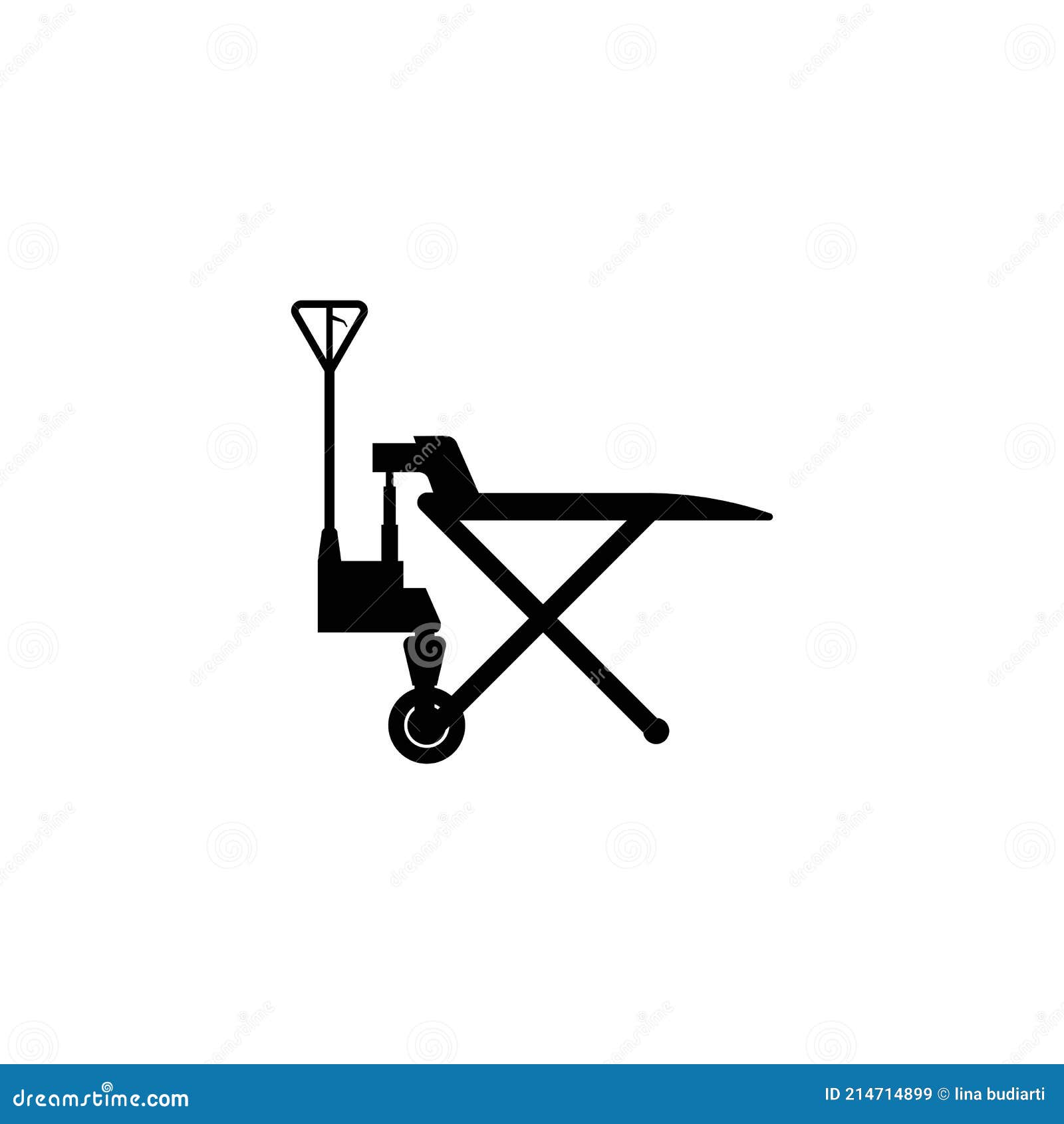 Manual Hand Lift Icon Cartoon Vector | CartoonDealer.com #214714899