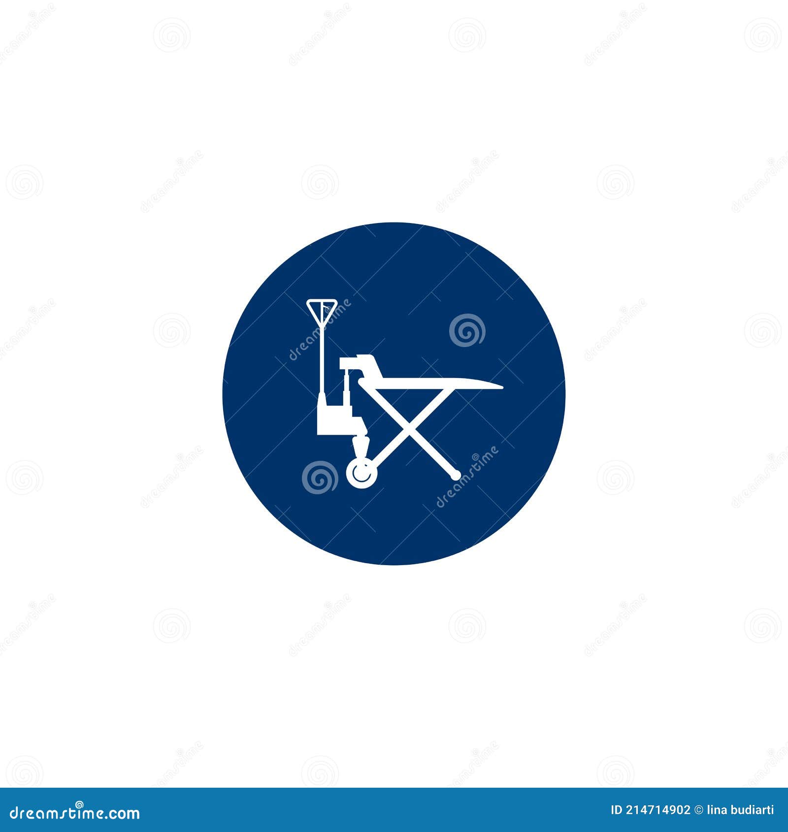 Manual Hand Lift Icon Vector Illustration | CartoonDealer.com #214714902
