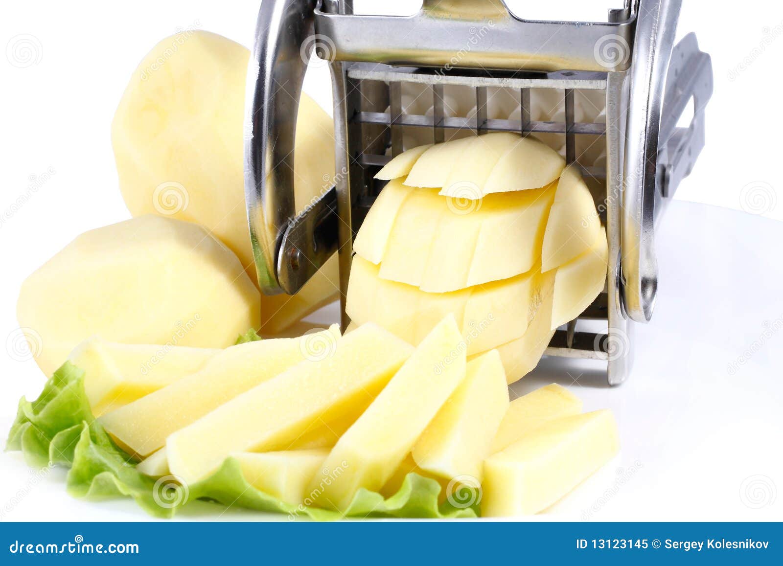 Manual Machine for Slicing Potatoes Stock Image - Image of calories ...
