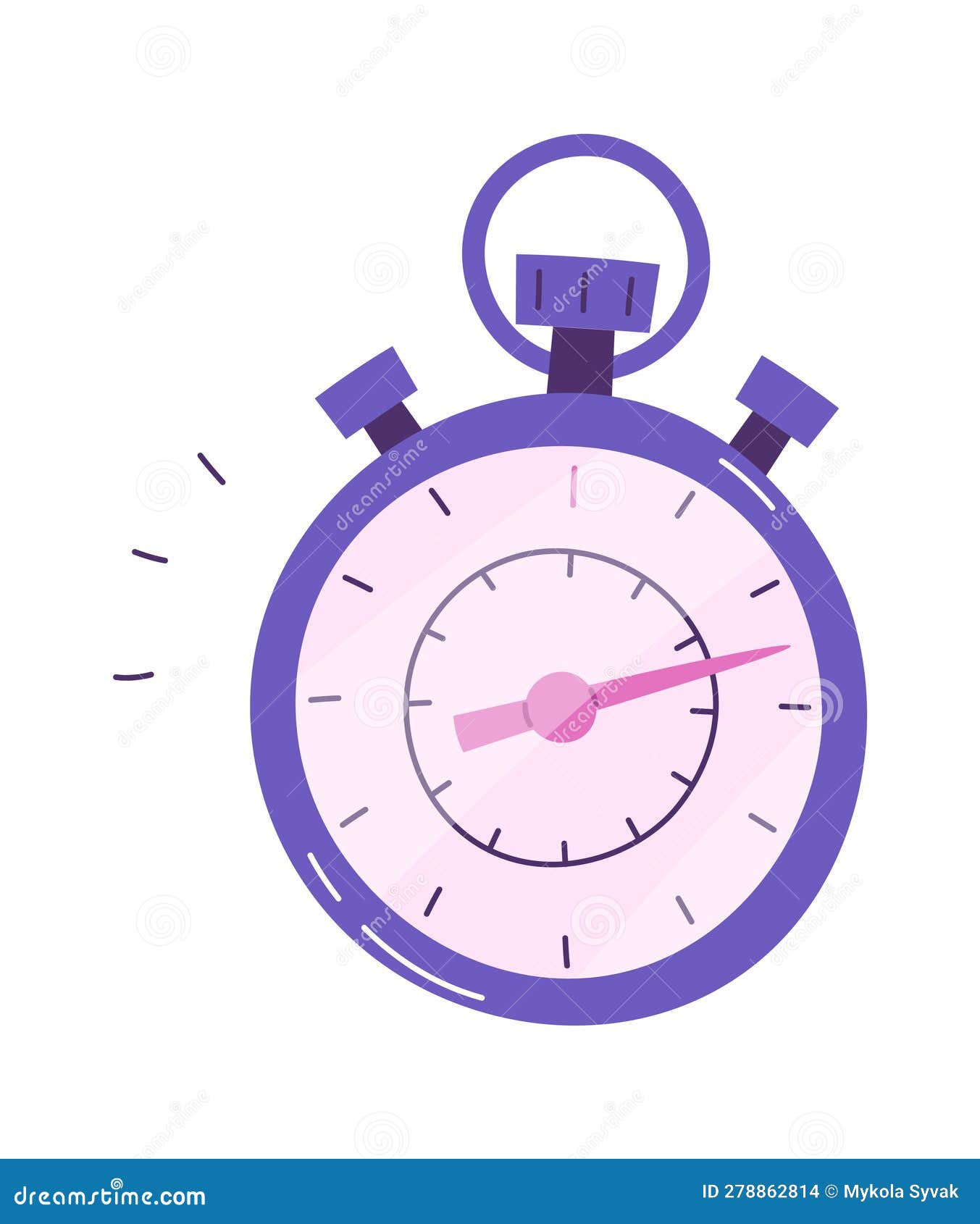 Manual Mechanical Timer stock vector. Illustration of clock - 278862814