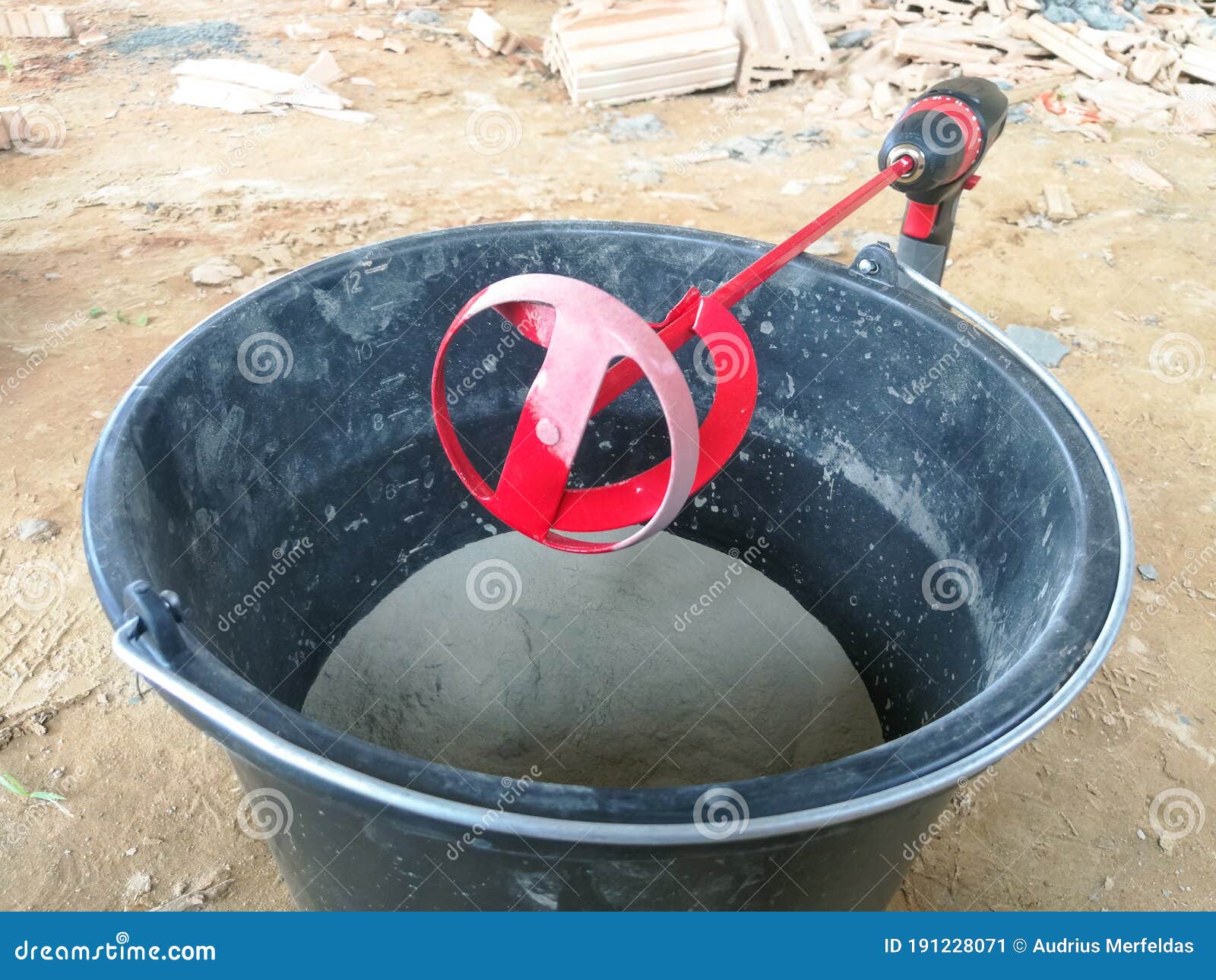 Manual Mixer Tool for Glue Mixing Stock Image - Image of preparation ...