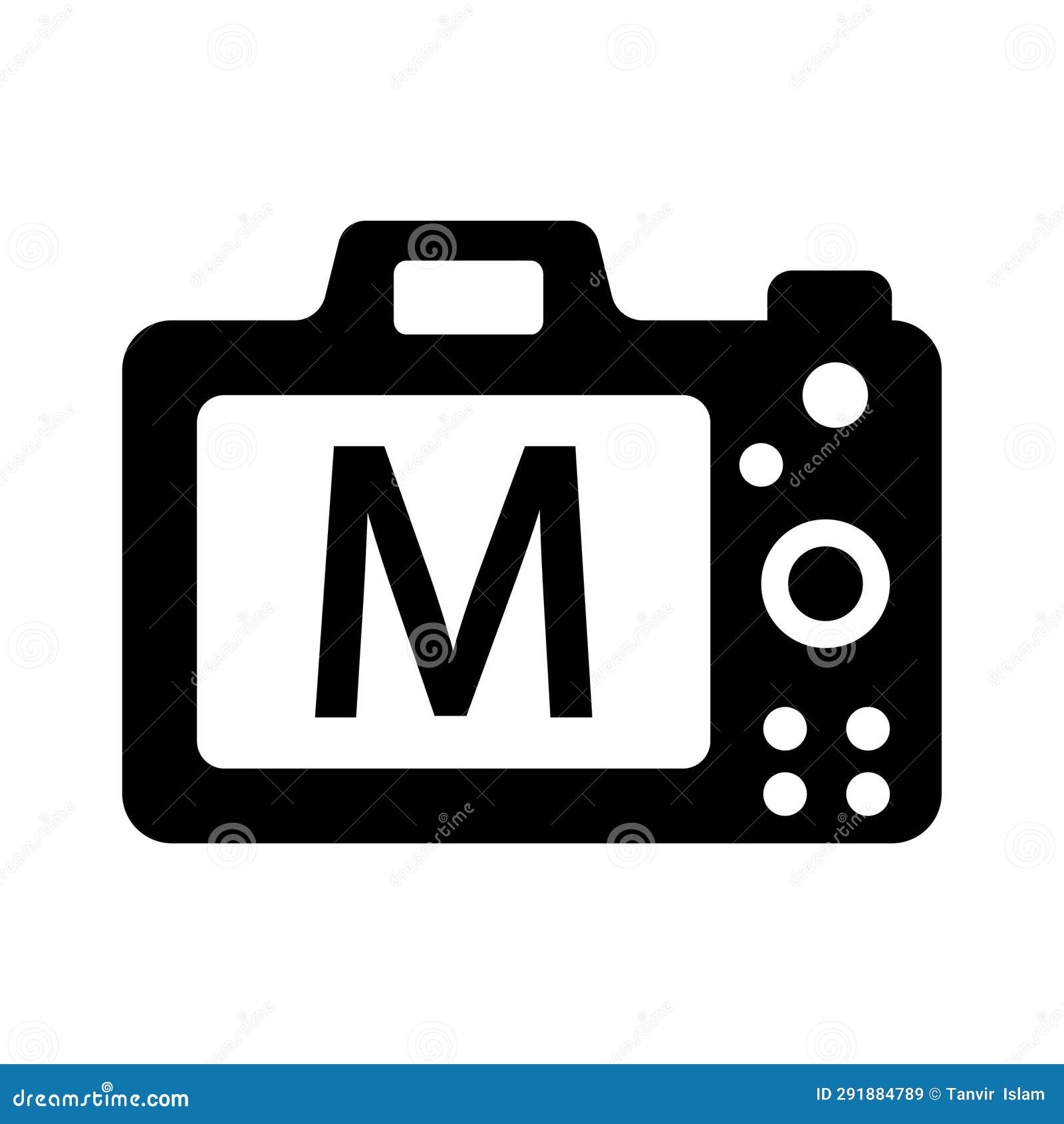 Manual Mode Icon stock illustration. Illustration of icon - 291884789