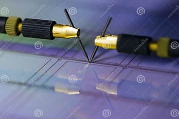 Manual Probe System with Needles for Test of Semiconductor on Silicon ...