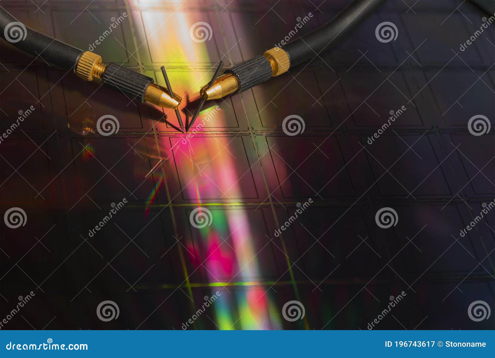 Manual Probe System with Needles for Test of Semiconductor on Silicon ...