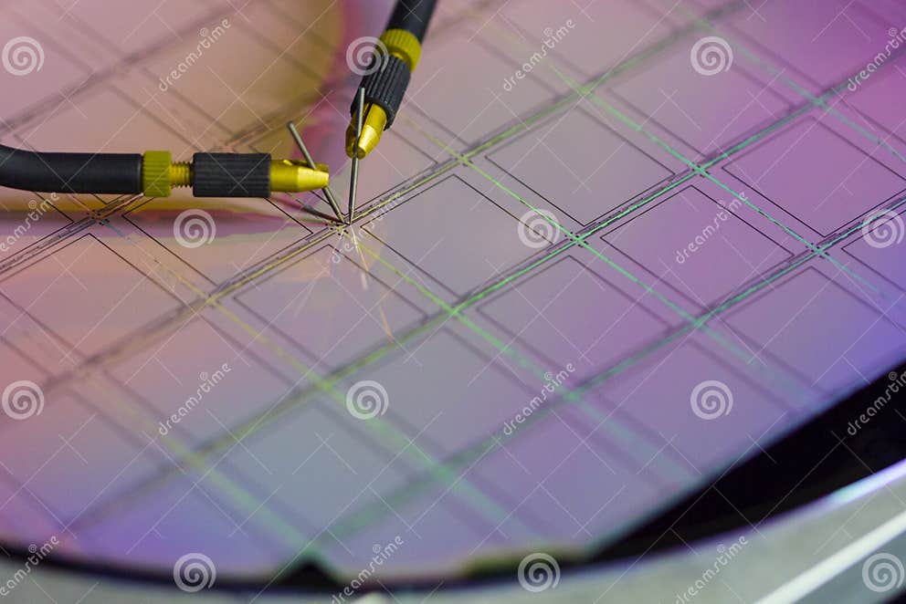 Manual Probe System with Needles for Test of Semiconductor on Silicon ...