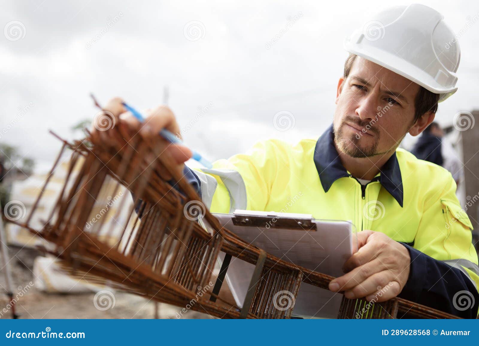 Manual Reinforcement Foundation Grid Stock Photo - Image of bars ...