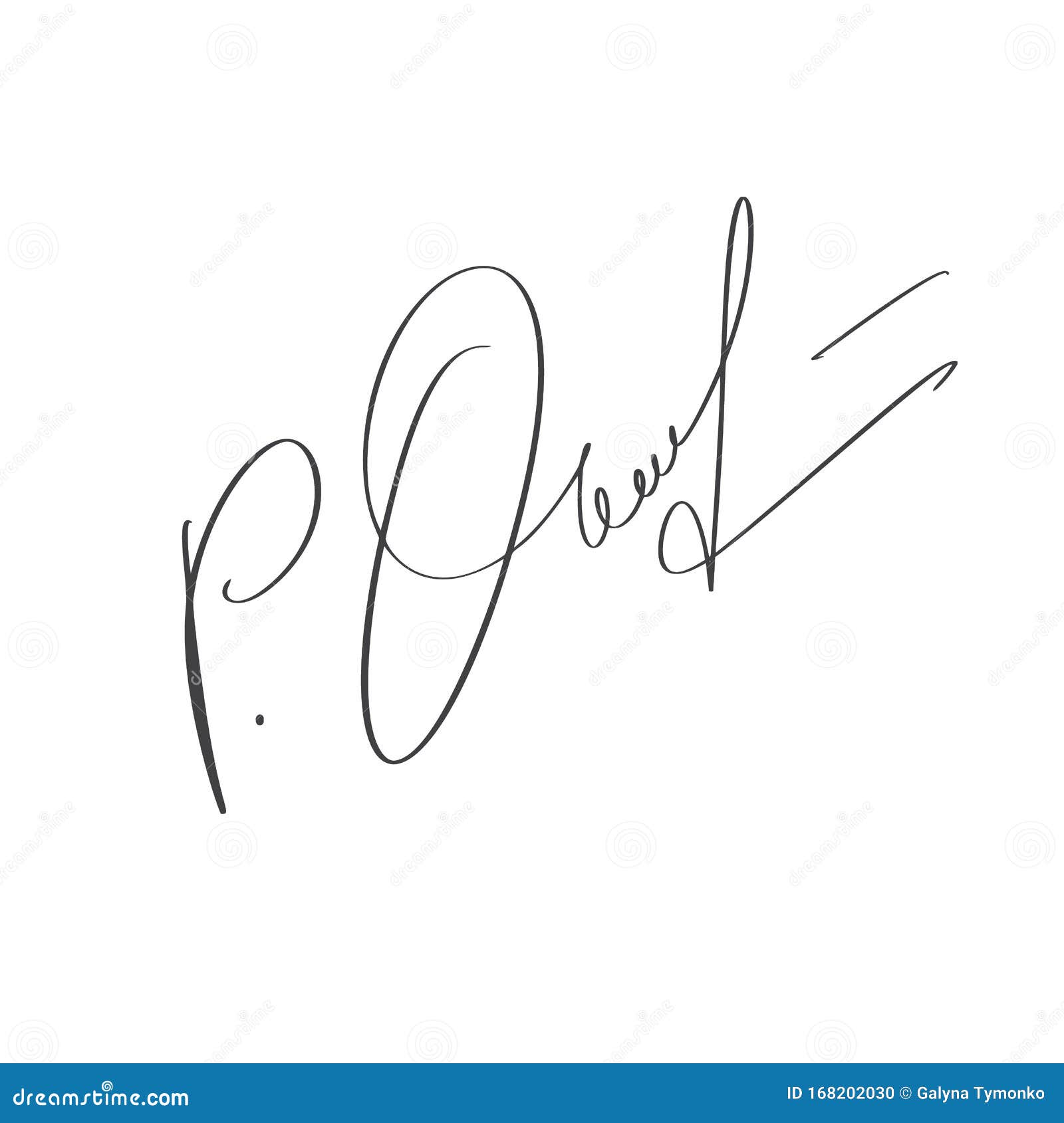 Manual Pen Signature, Art Handwritten Signatures Design. Hand Autograph ...