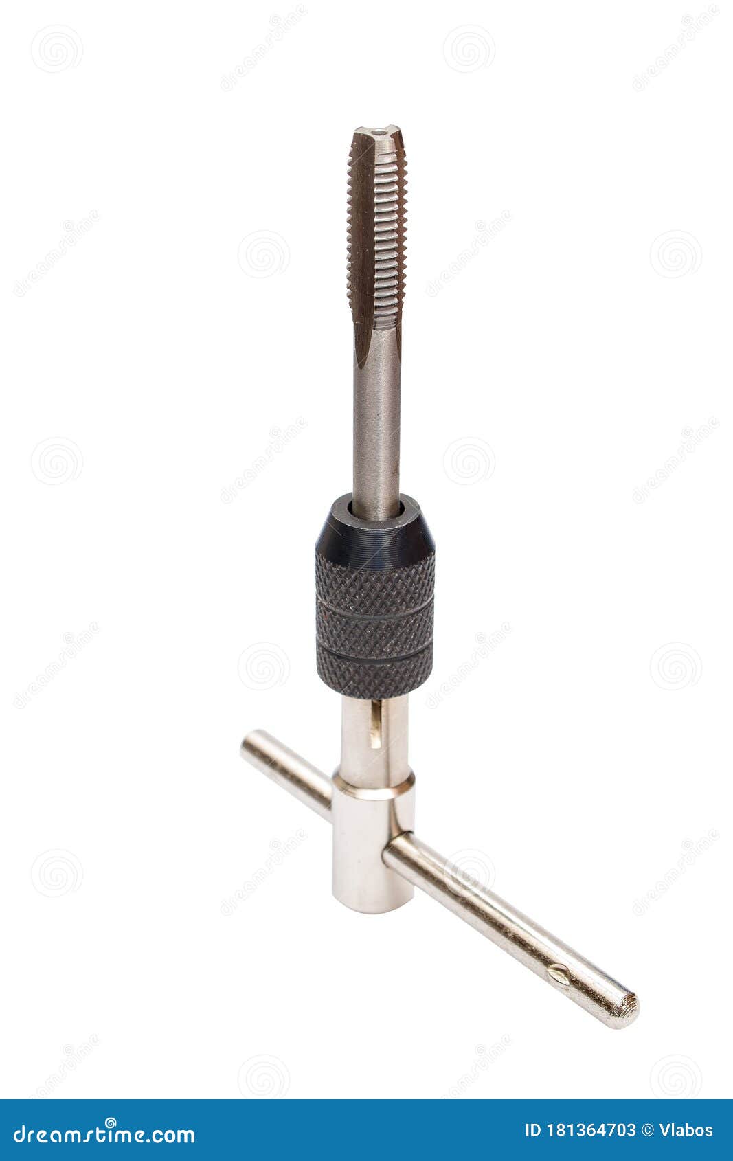 Manual T-shaped Thread Cutting Machine Isolated on White Background ...