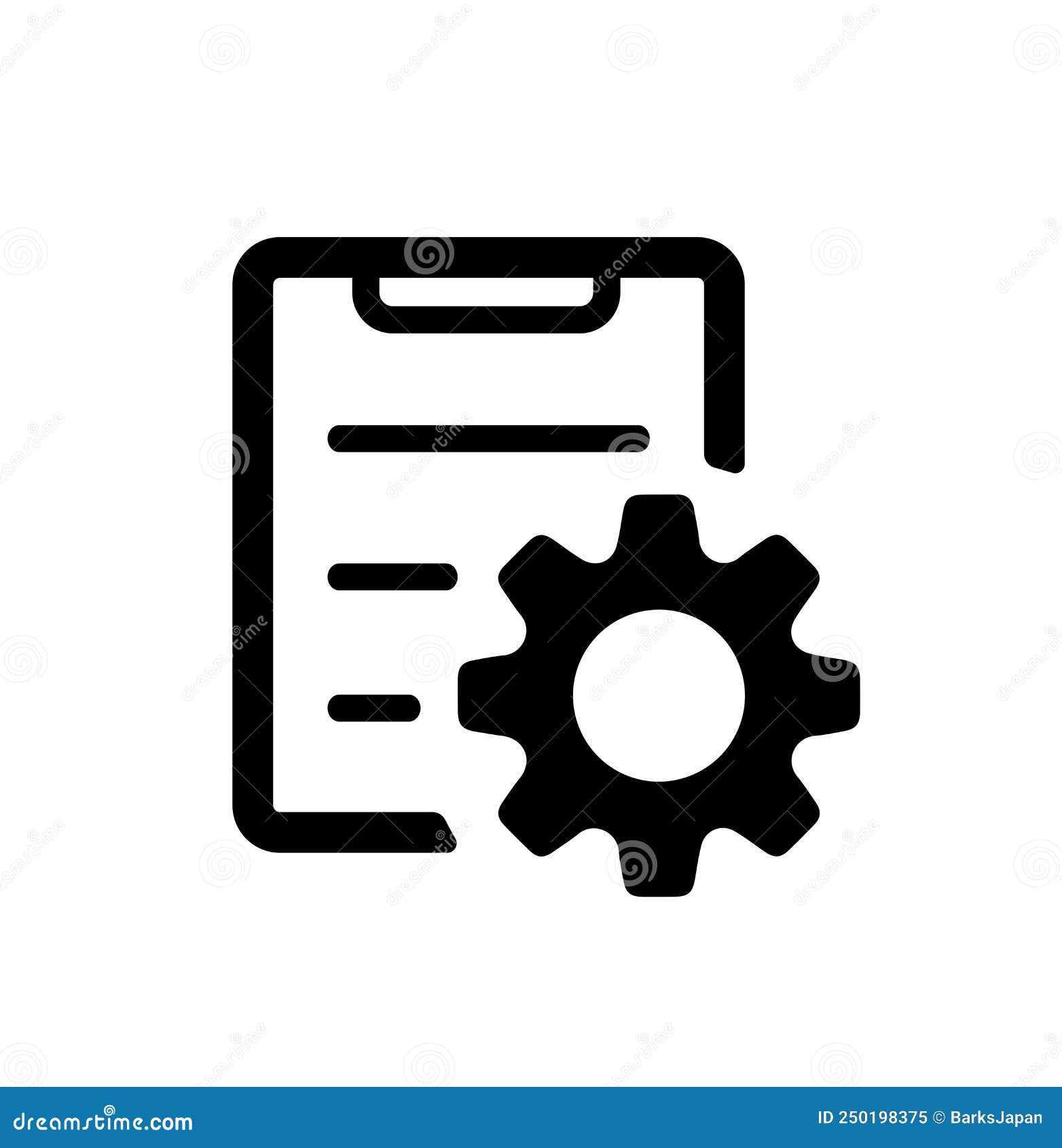 Manual, Technical Report Vector Icon Illustration Stock Vector ...