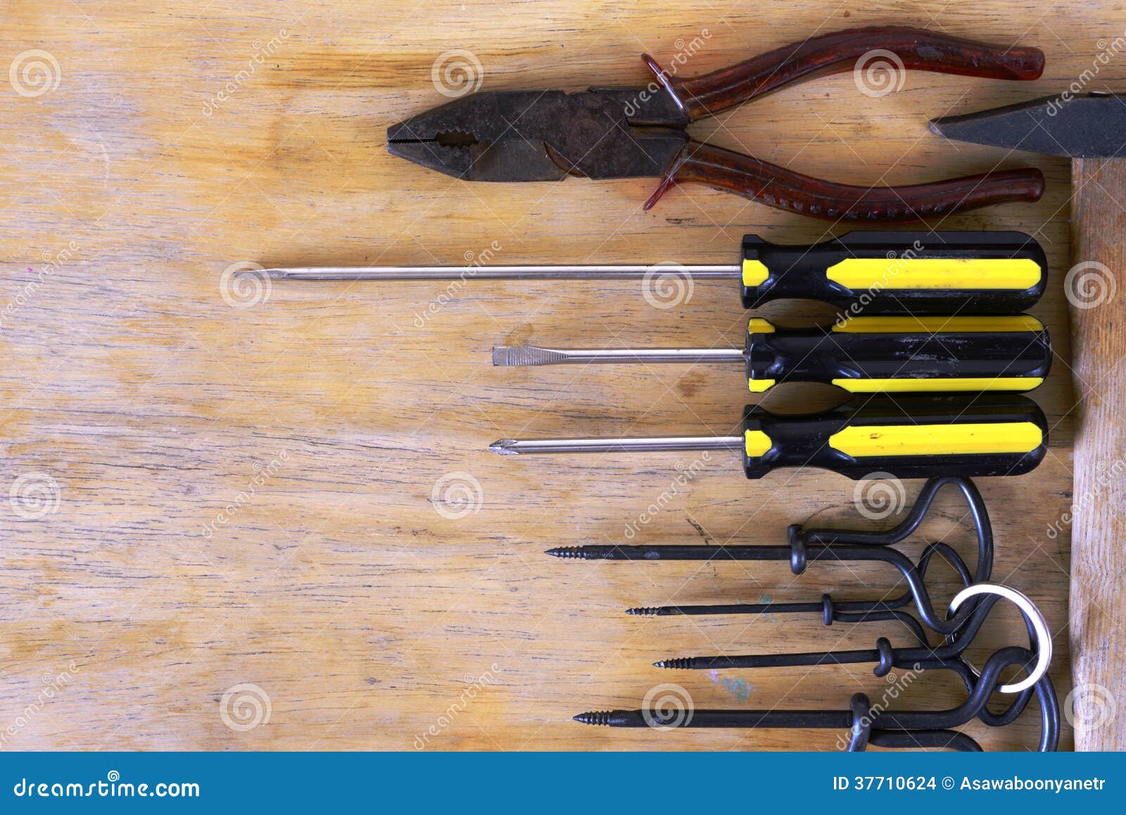 Manual tools set stock photo. Image of measure, occupation - 37710624