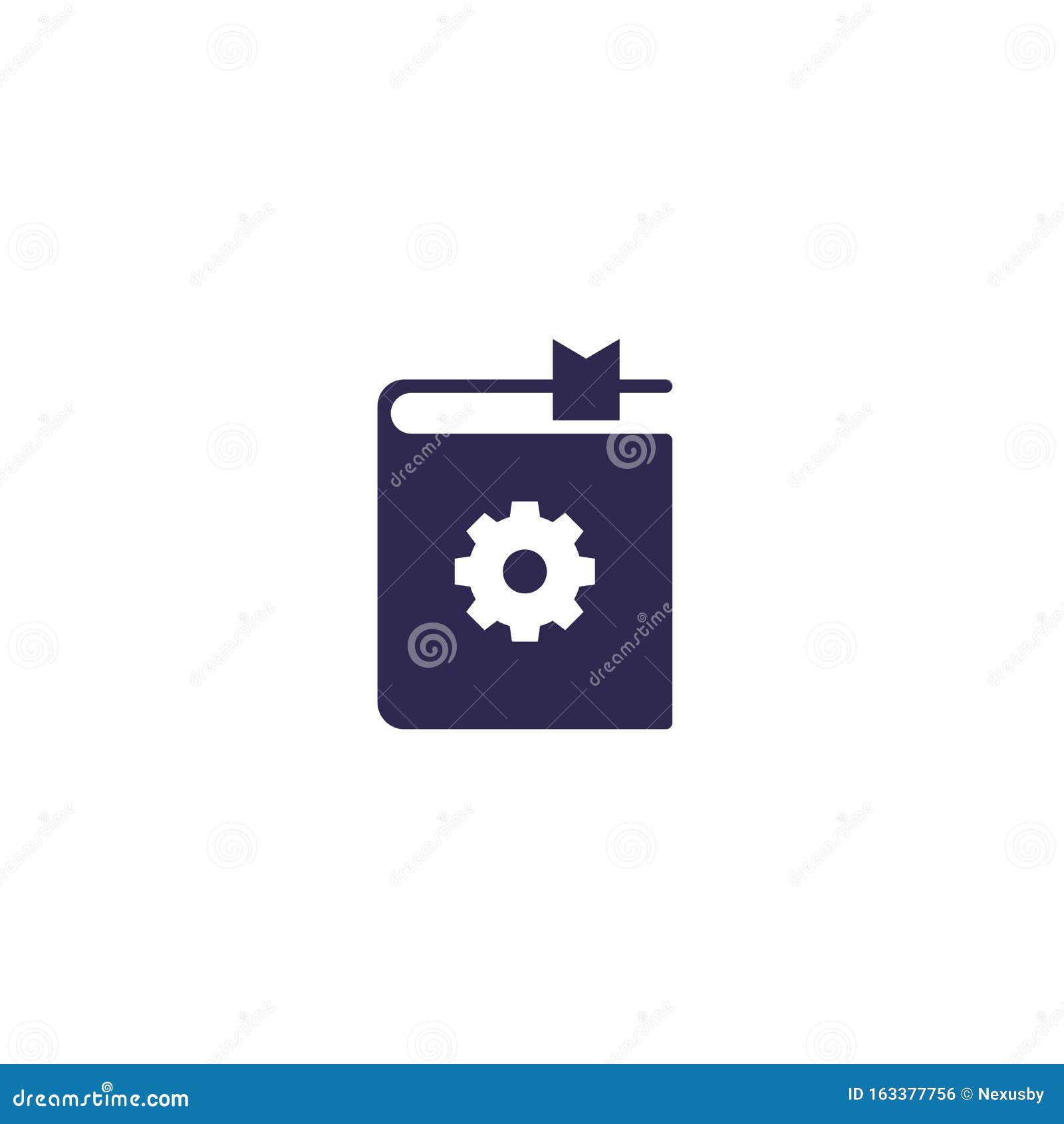 Manual, User Instructions Icon Stock Vector - Illustration of book ...