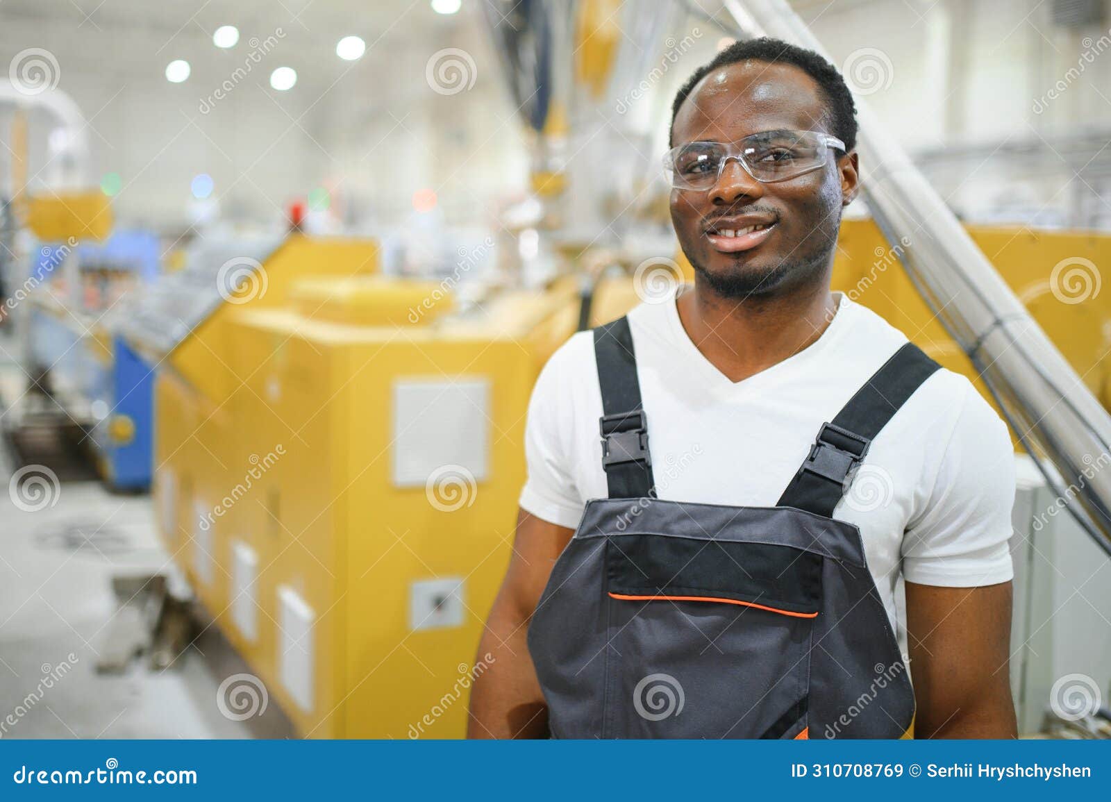 Manual Worker Assembling PVC Doors and Windows. Factory for Aluminum ...