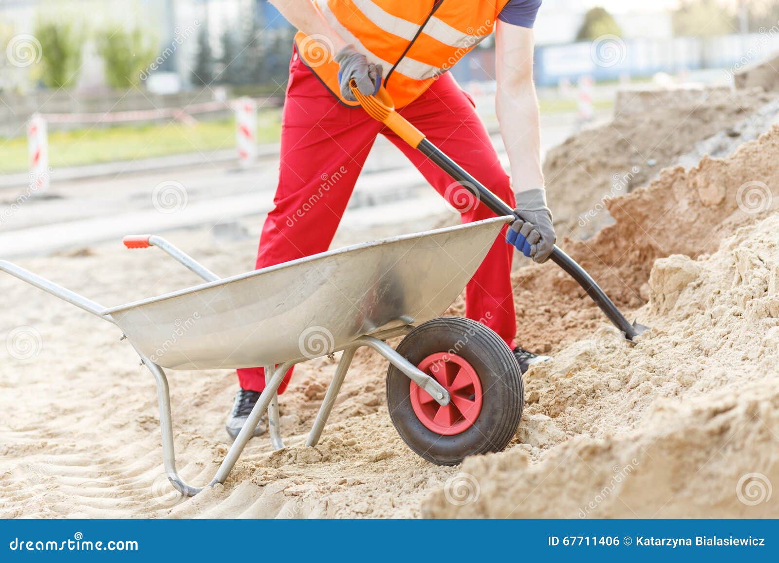 Manual worker digging stock photo. Image of caucasian - 67711406