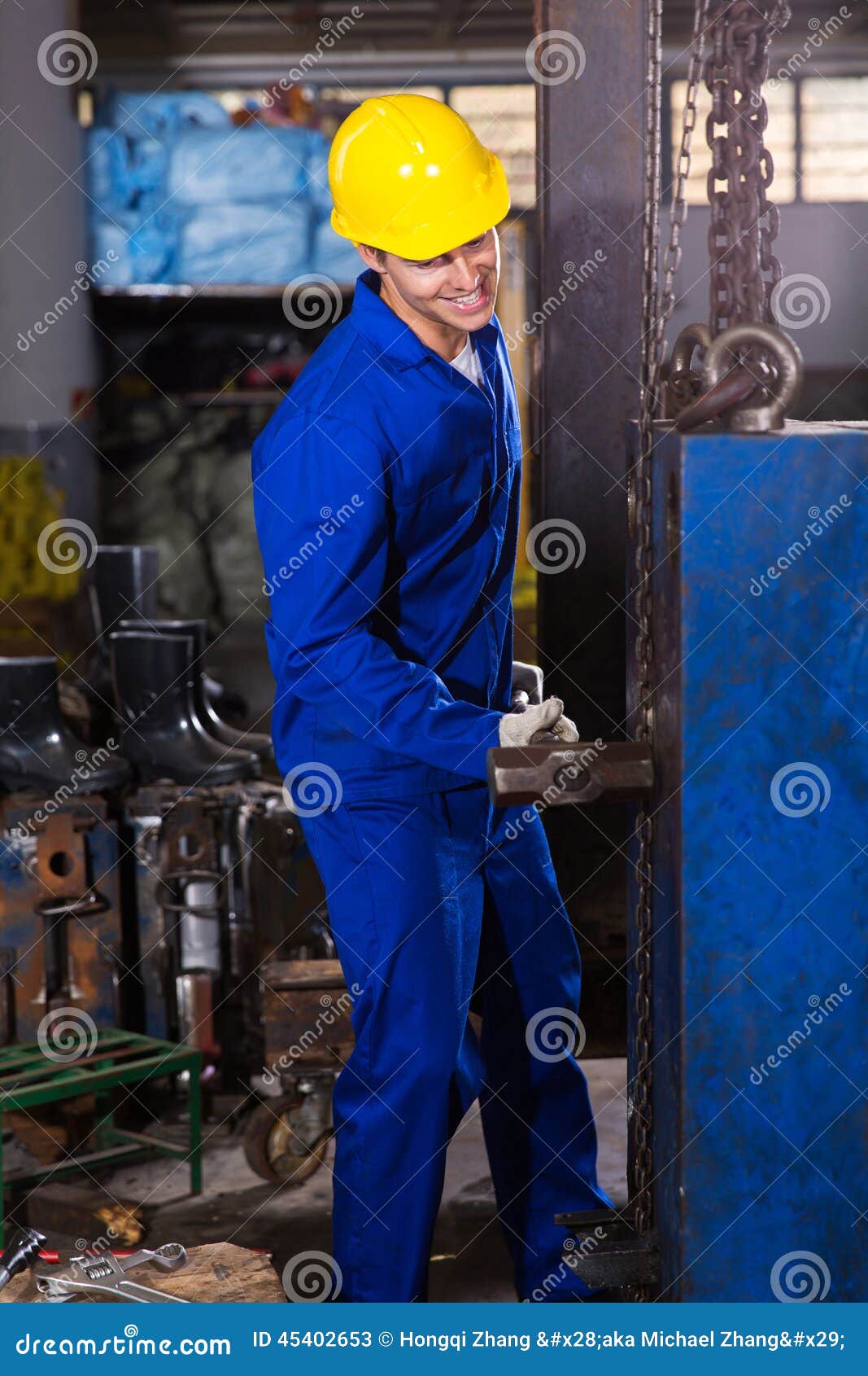 Manual worker hammer stock image. Image of industrial - 45402653
