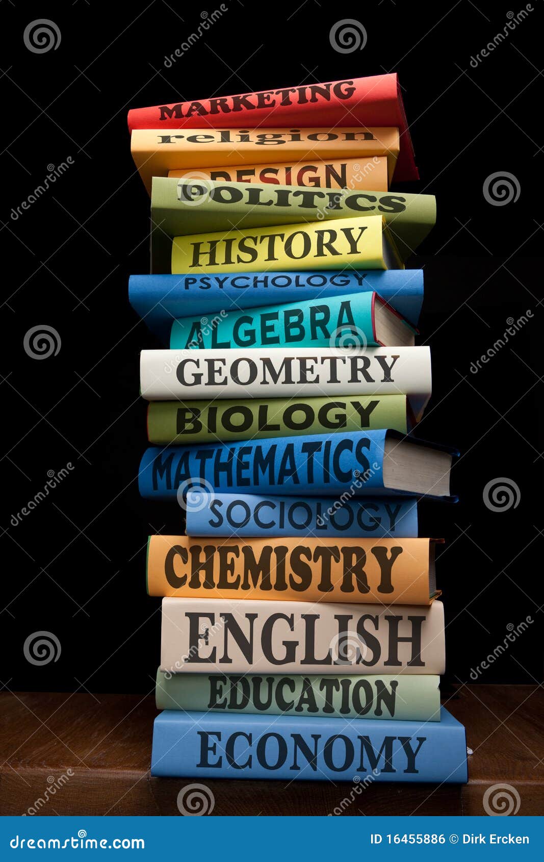 Manuali Dei Libri Di Studio Di Formazione Fotografia Stock - Immagine ...