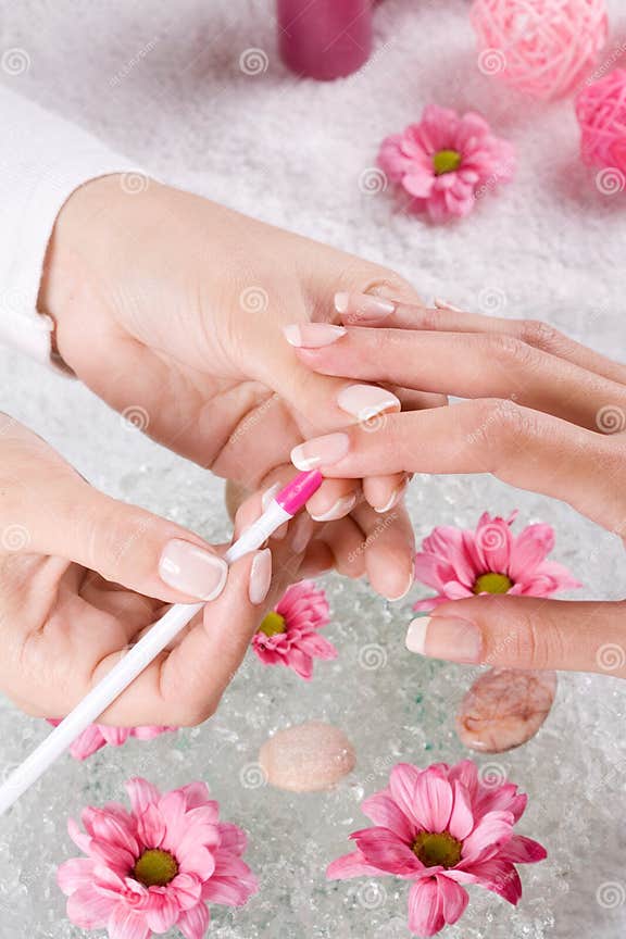 Manucure stock image. Image of care, salon, cleaning, hand - 5114741