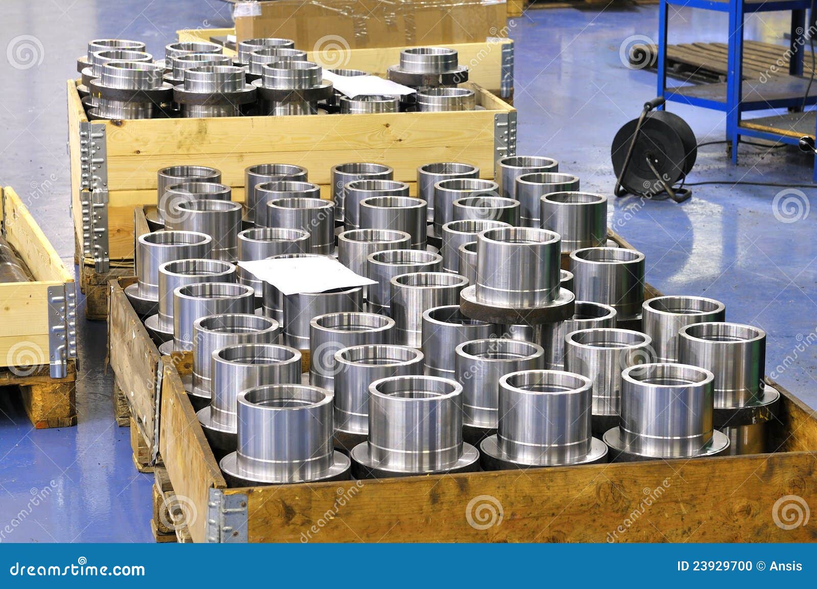 Manufactory Stainless Steel Stock Photo - Image of stainless, material ...